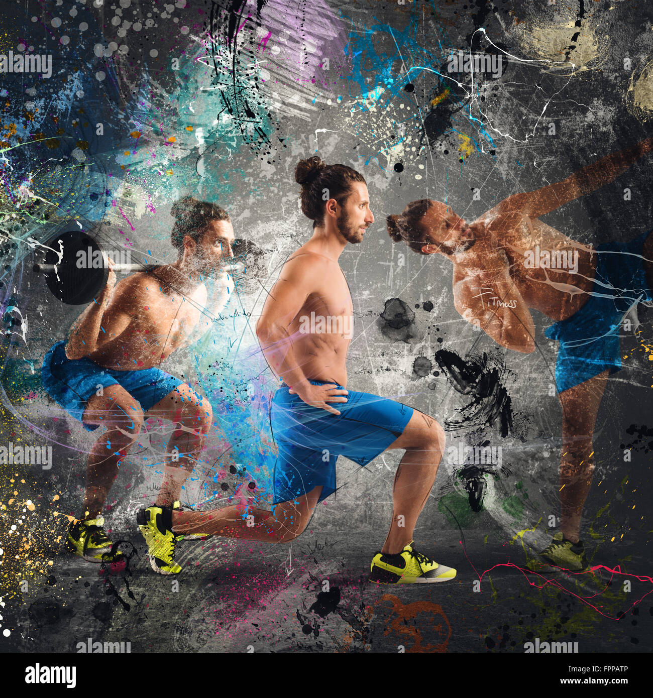 Body art splash hi-res stock photography and images - Alamy