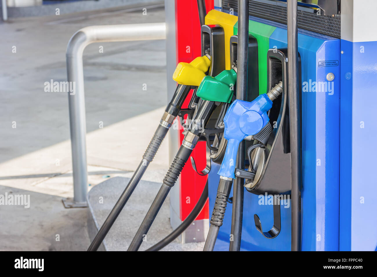 Close up gas pump nozzles hi-res stock photography and images - Alamy