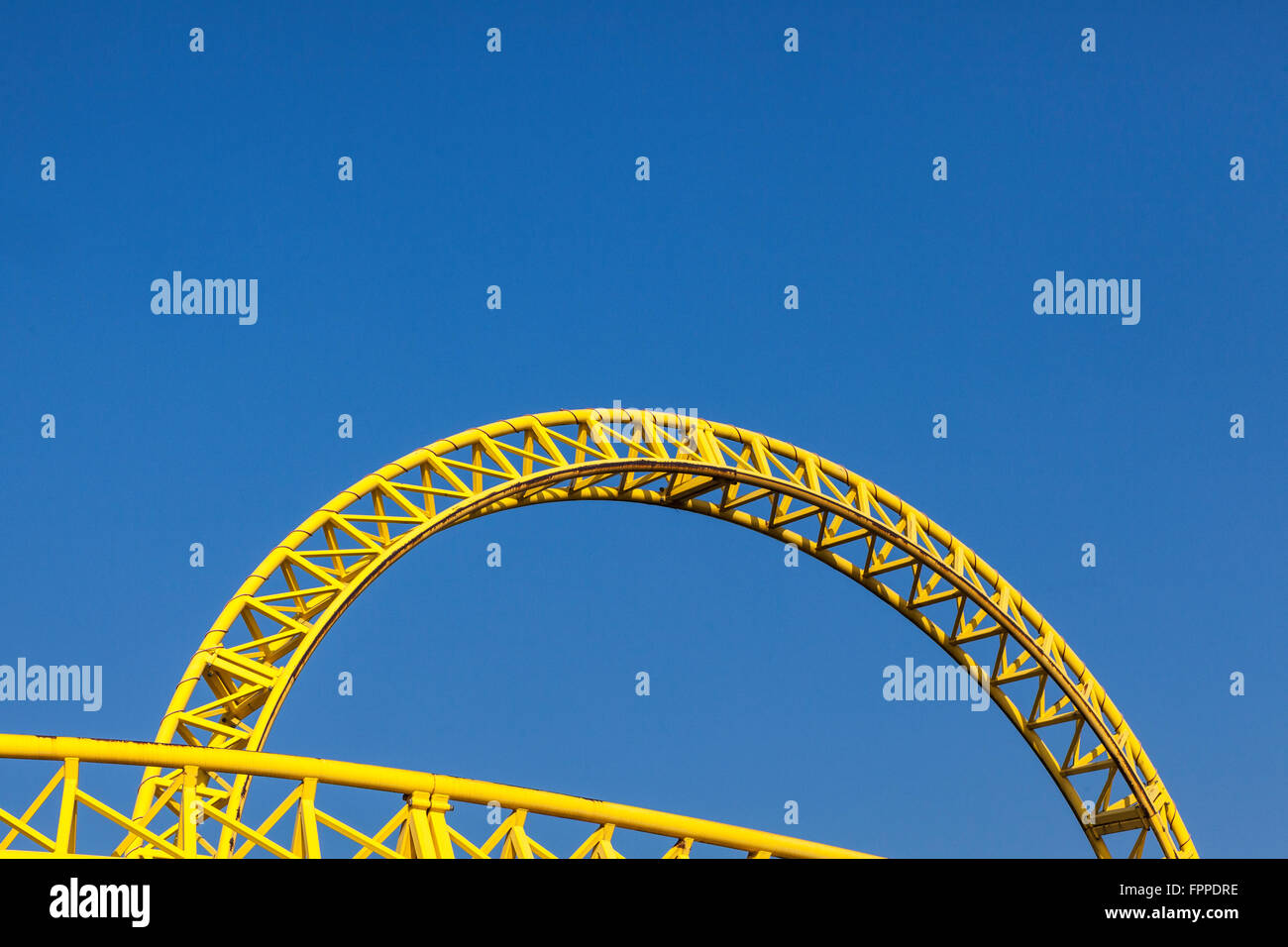 Structure of Fairground Ride Stock Photo - Alamy