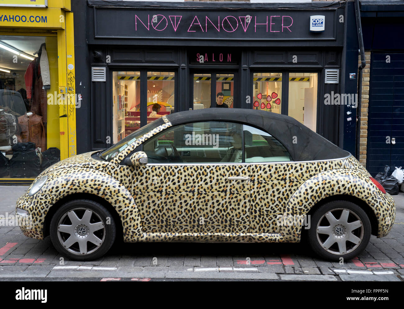 Customized VW Beetle at Brick Lane, London Stock Photo - Alamy