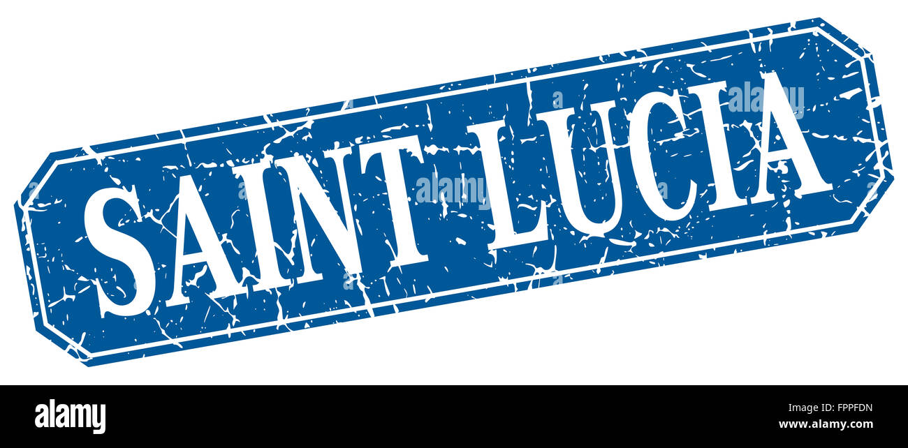 Saint lucia blue square hi-res stock photography and images - Alamy