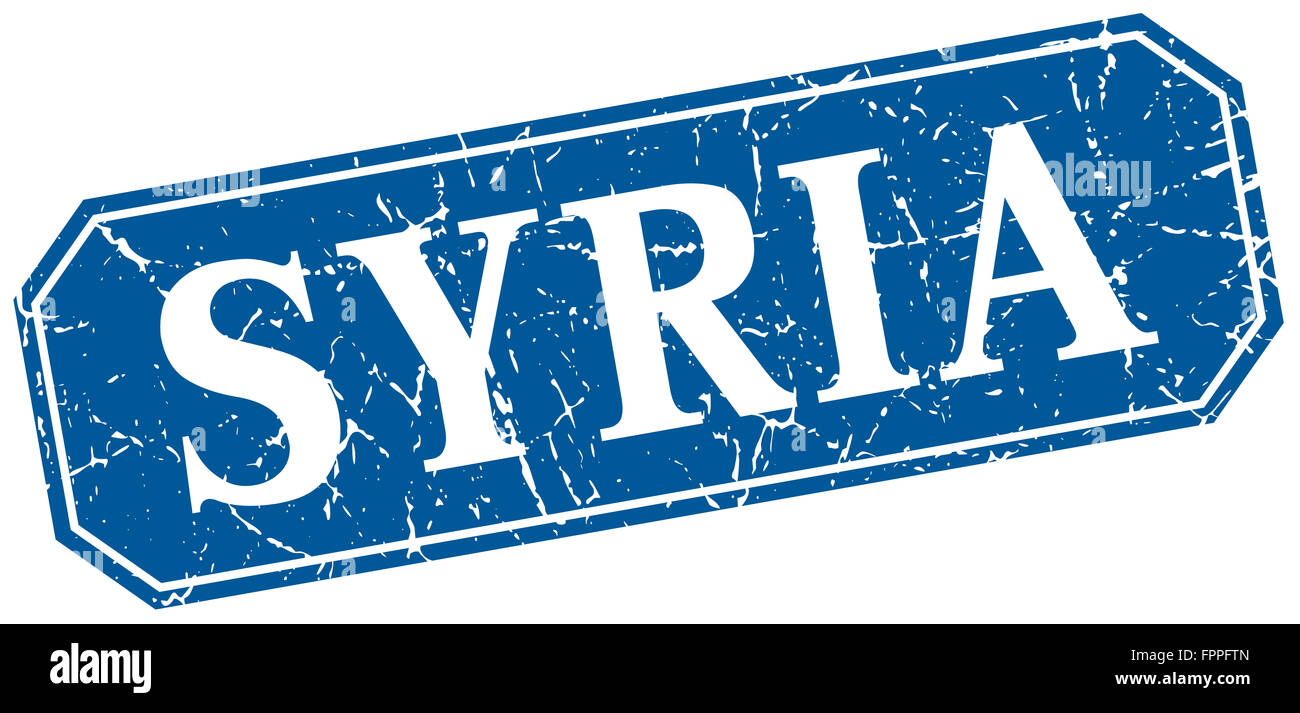 Syria blue retro hi-res stock photography and images - Alamy