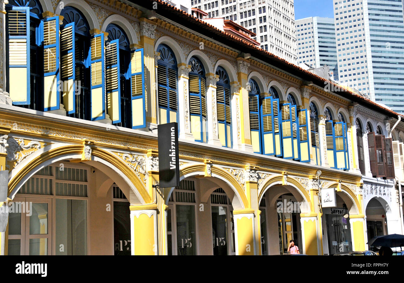 colonial building Singapore Stock Photo - Alamy