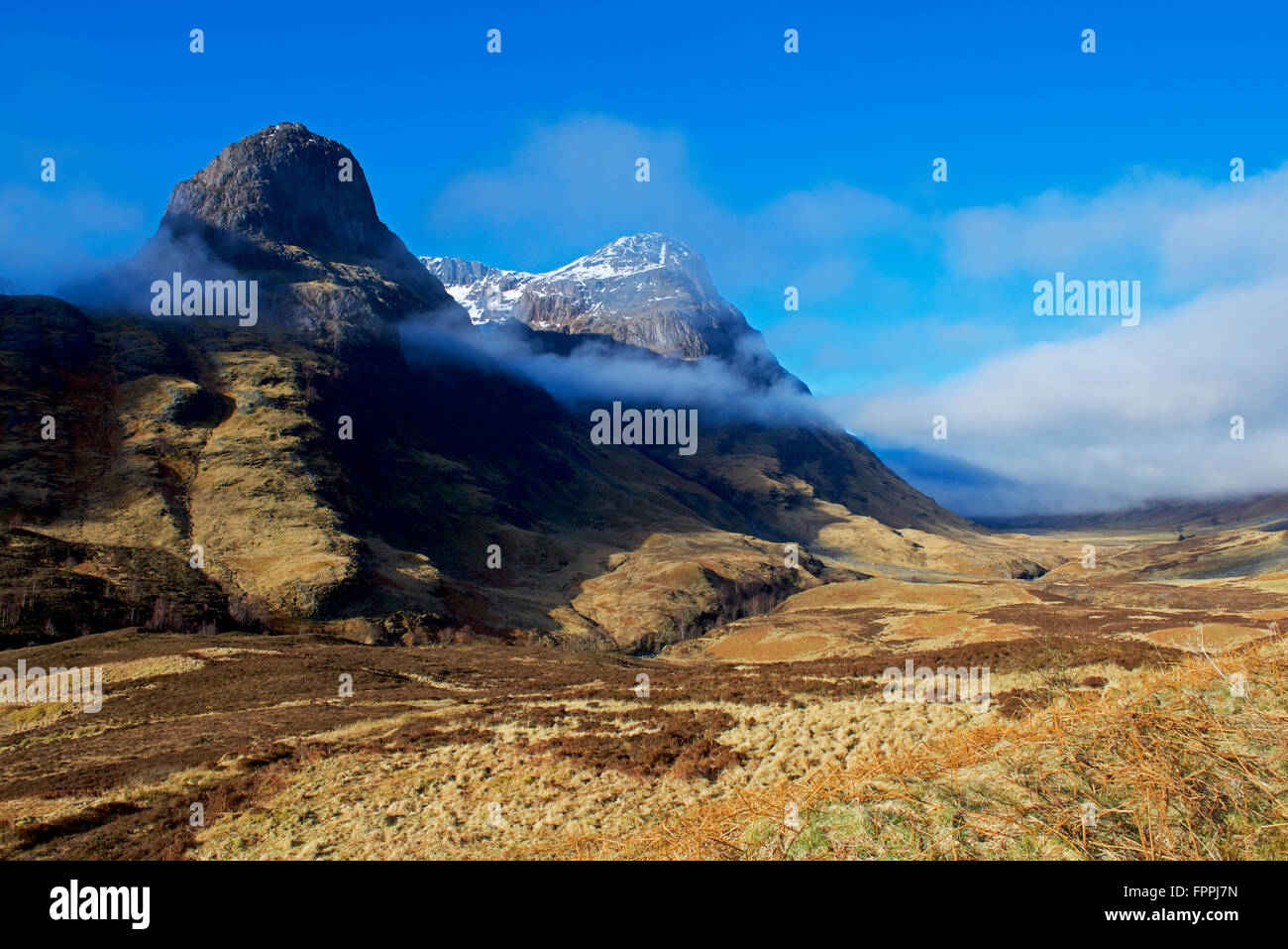 The Three Sisters, Glencoe, Scottish Highlands, Scotland UK Stock Photo ...