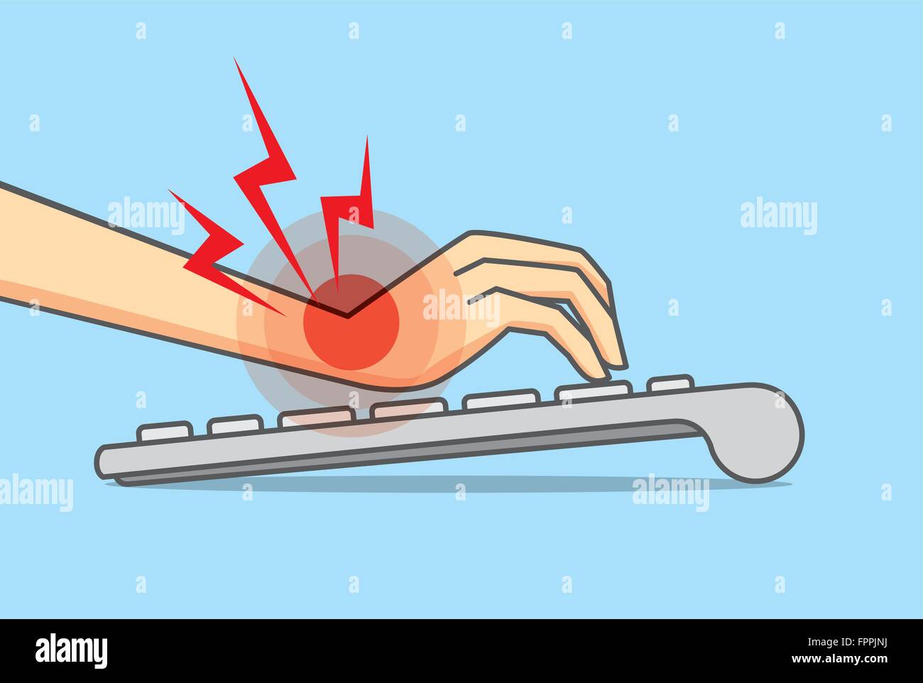 Hand injury cartoon hi-res stock photography and images - Alamy