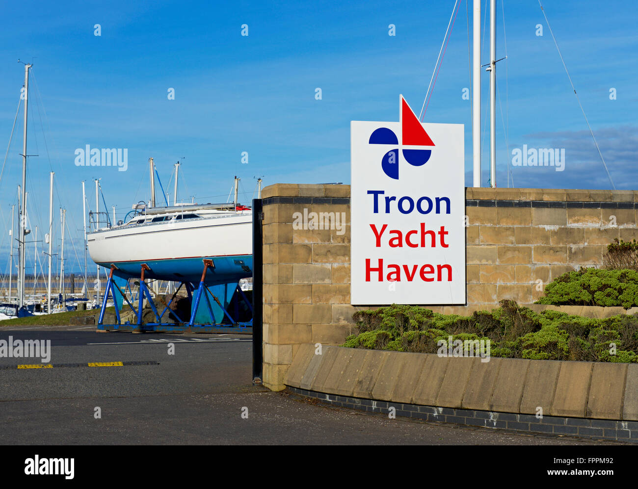 Troon harbour scotland hi-res stock photography and images - Alamy