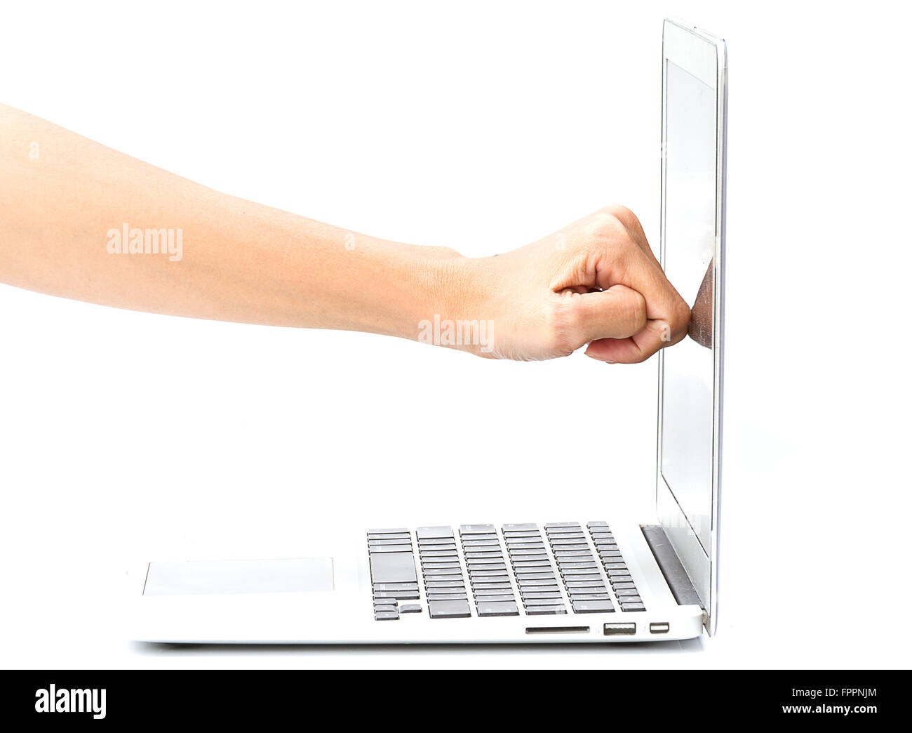 Anger woman fist hi-res stock photography and images - Alamy