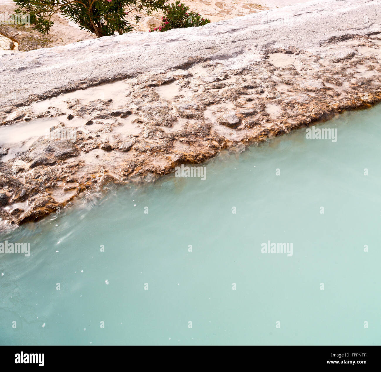 unique abstract in pamukkale turkey asia the old calcium bath and ...