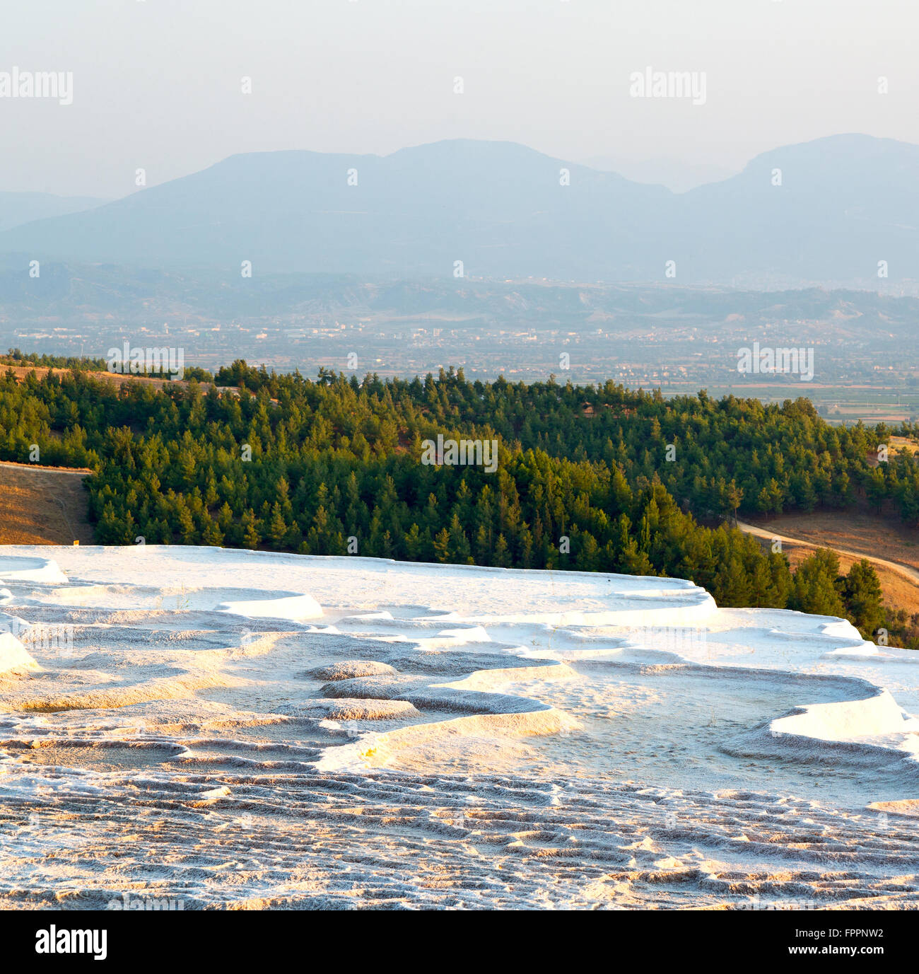 unique abstract in pamukkale turkey asia the old calcium bath and ...