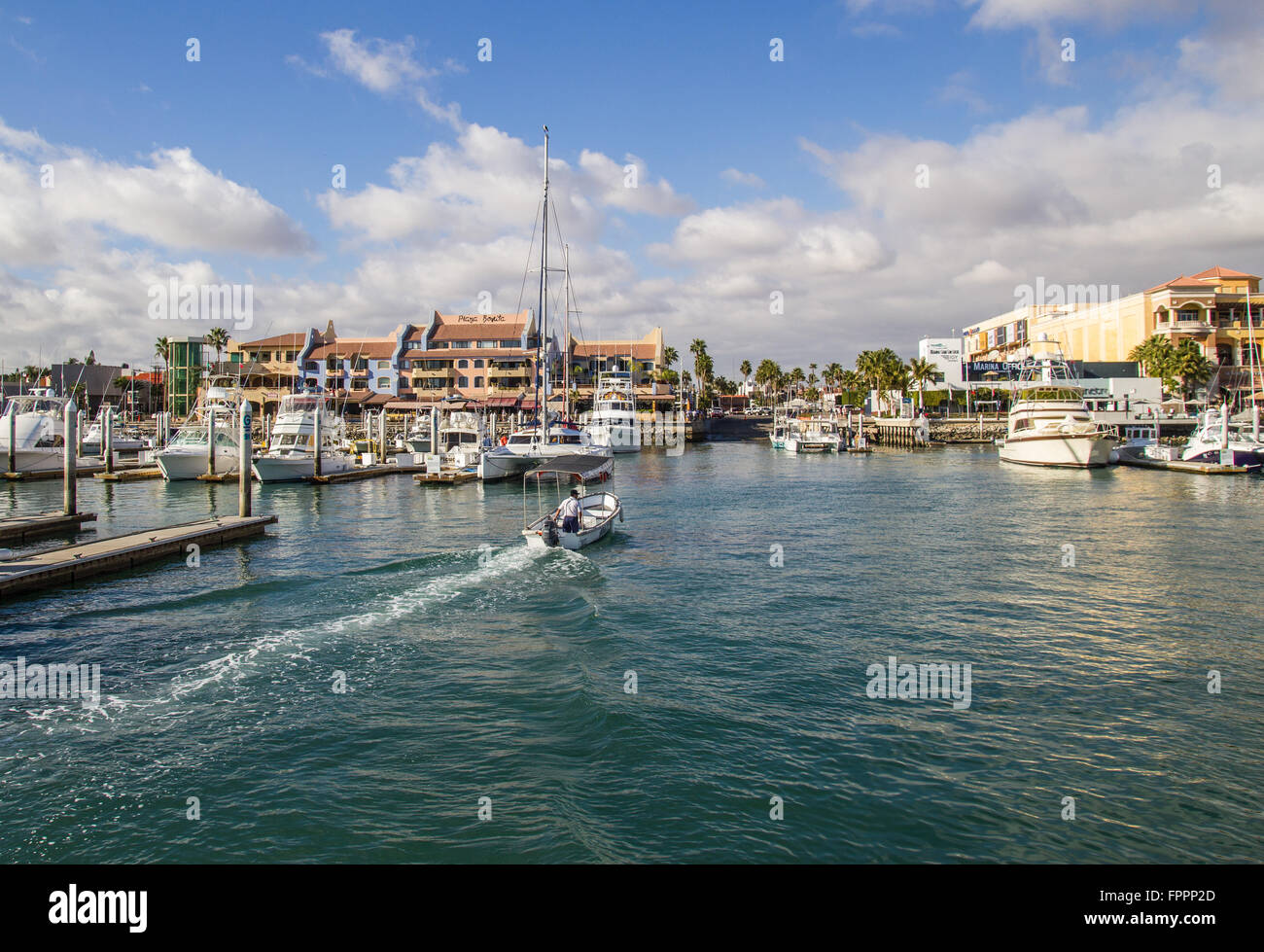 Cabo San Lucas, Mexico-The harbor in Cabo San Lucas on a warm December ...
