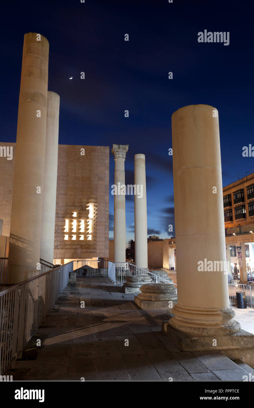 Columns of the former Royal Opera House ruined in World War II are now ...
