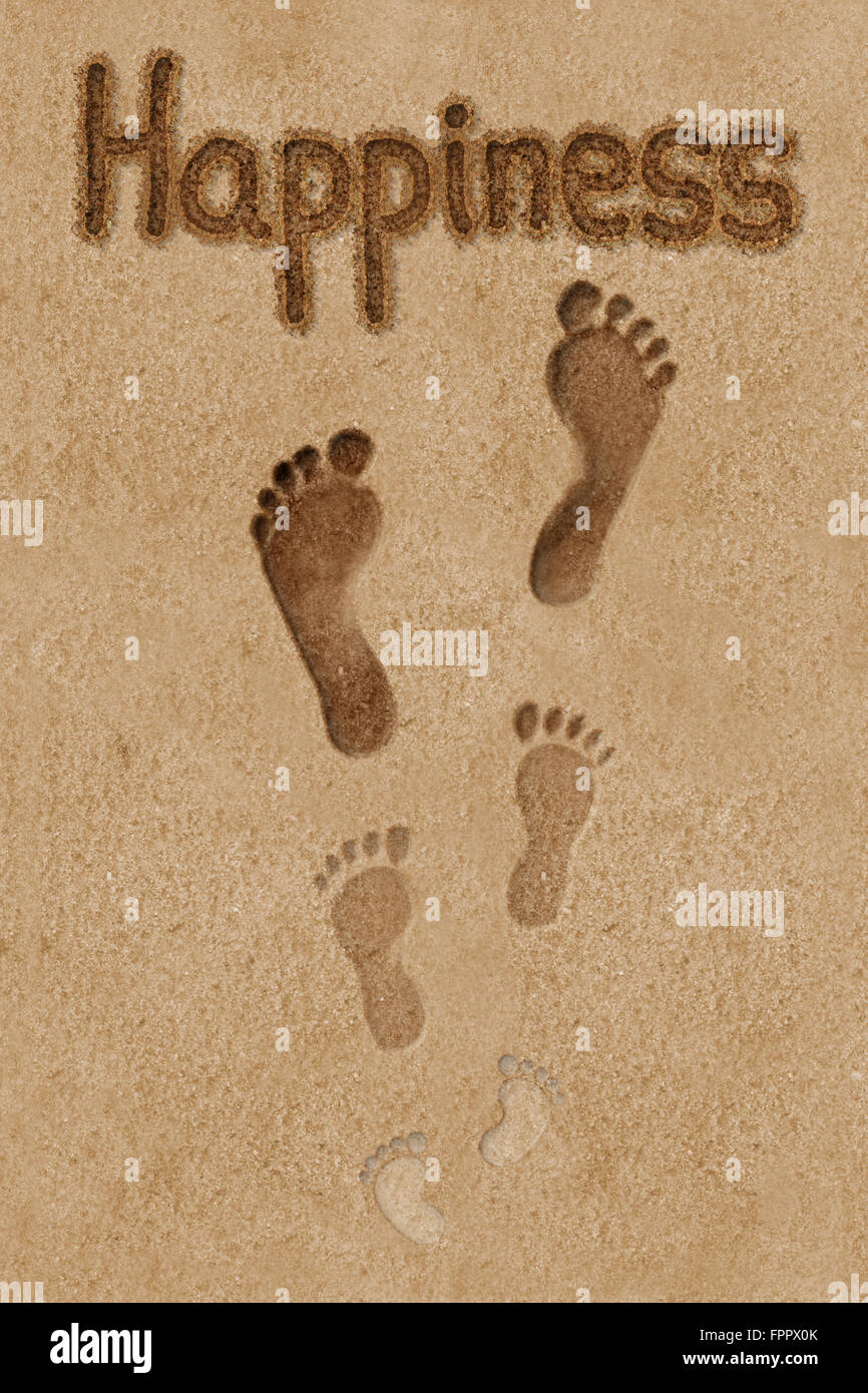 Concept illustration that uses footprints to illustrates steps to the ...