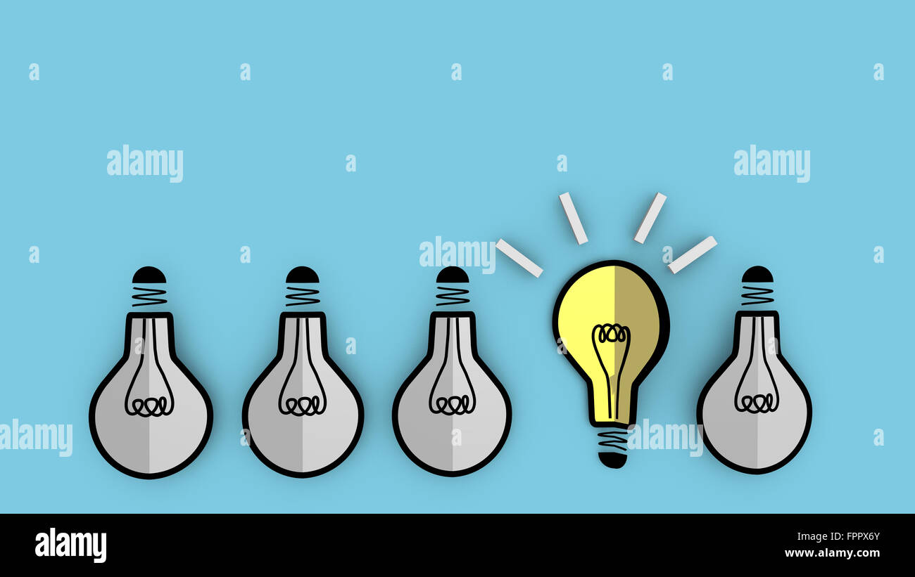 This illustration symbolizes a concept of emerging idea. For business ...