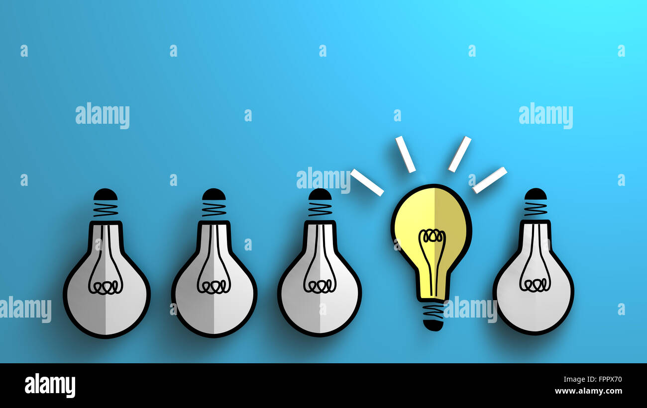 This illustration symbolizes a concept of emerging idea. For business ...