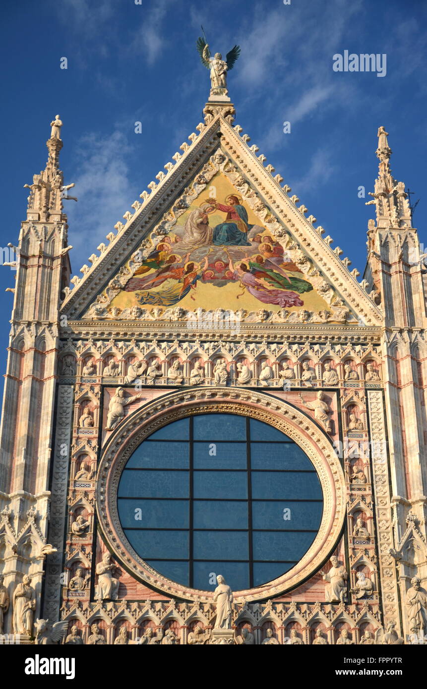 Magnificent marble cathedral in Siena, Italy Stock Photo - Alamy