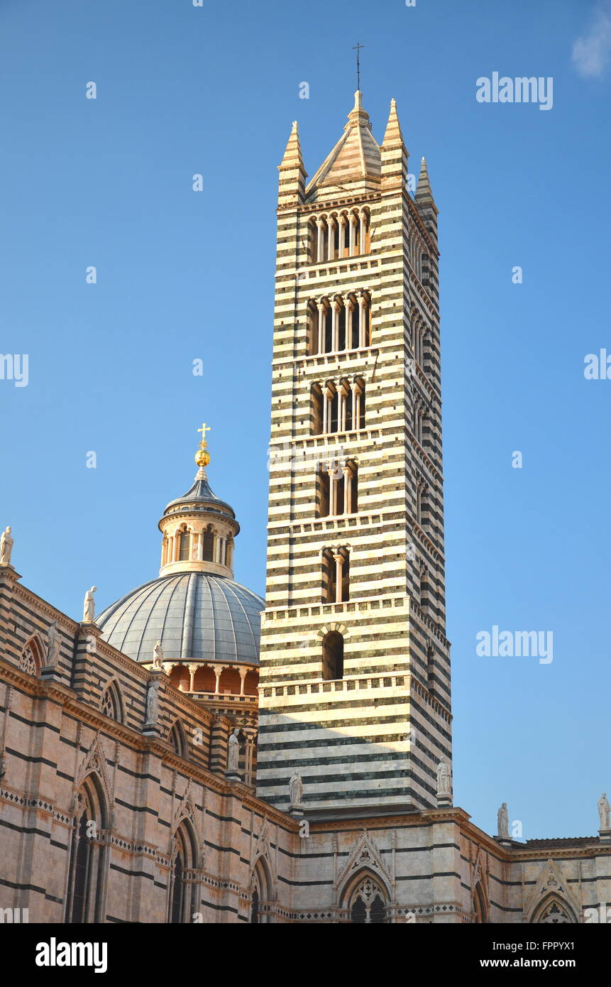 Magnificent marble cathedral in Siena, Italy Stock Photo - Alamy