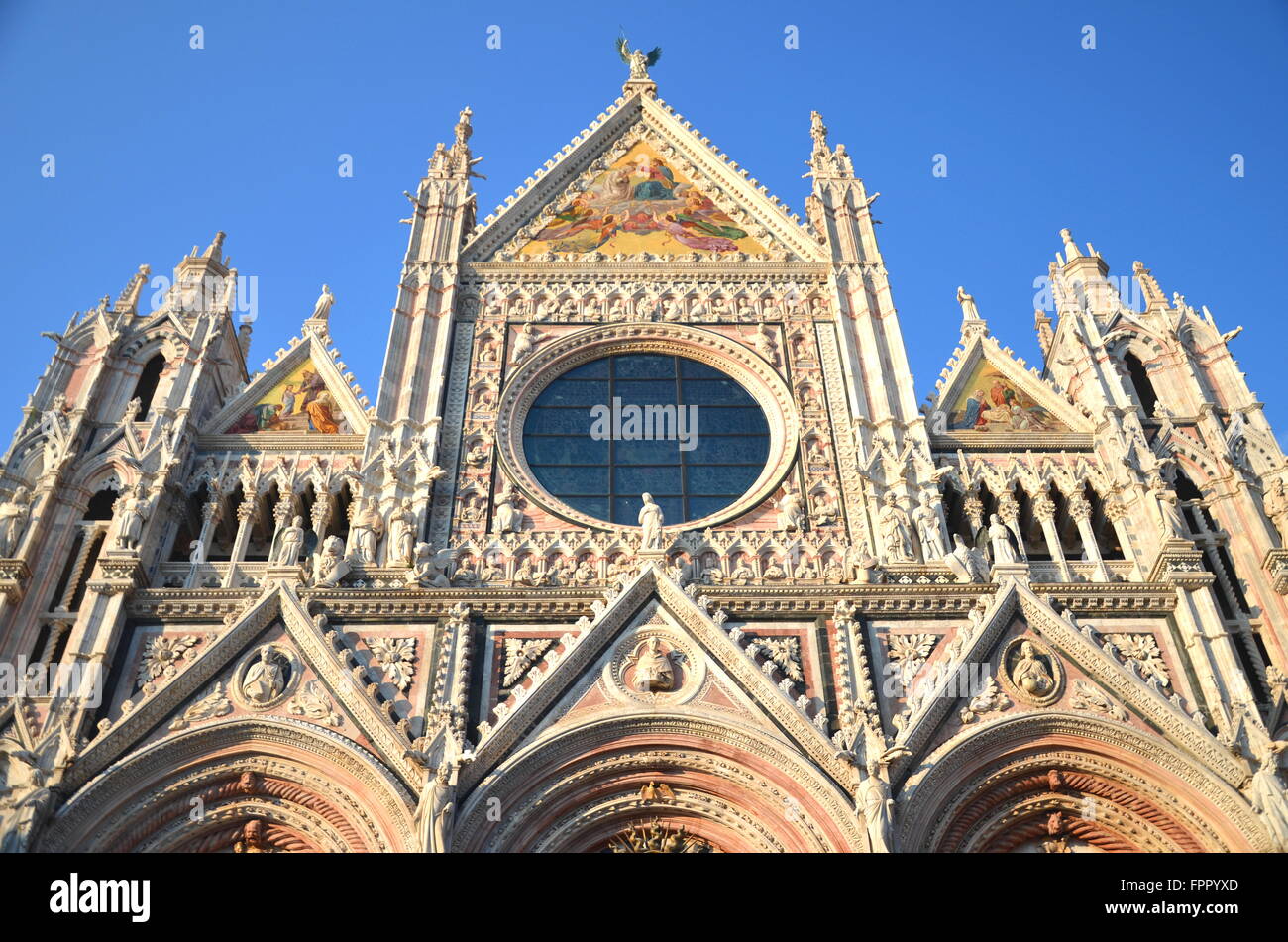 Magnificent marble cathedral in Siena, Italy Stock Photo - Alamy