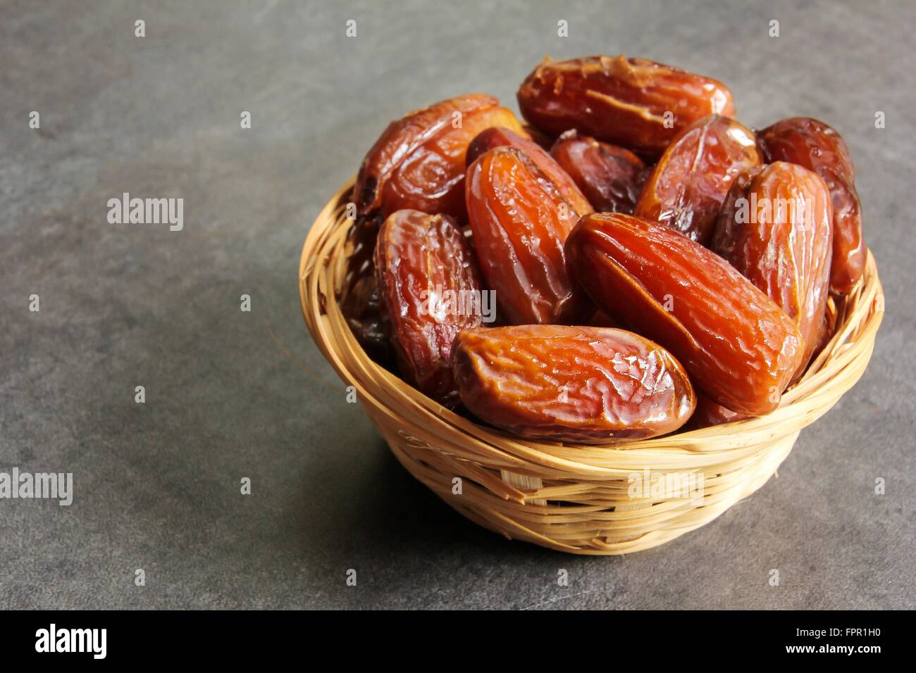 Dried Date Healthy snack Stock Photo - Alamy