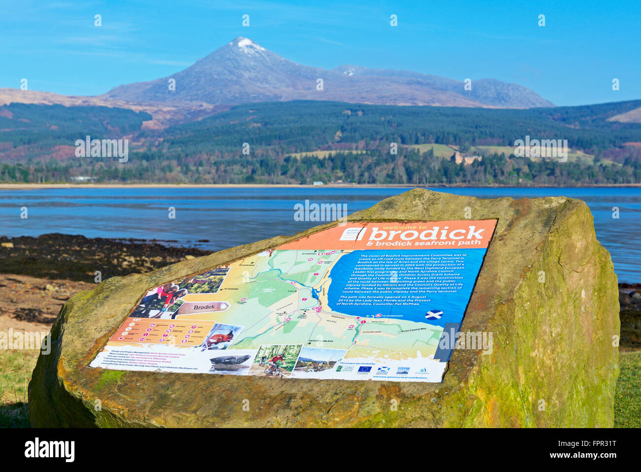 Brodick, Isle of Arran, North Ayrshire, Scotland UK Stock Photo - Alamy
