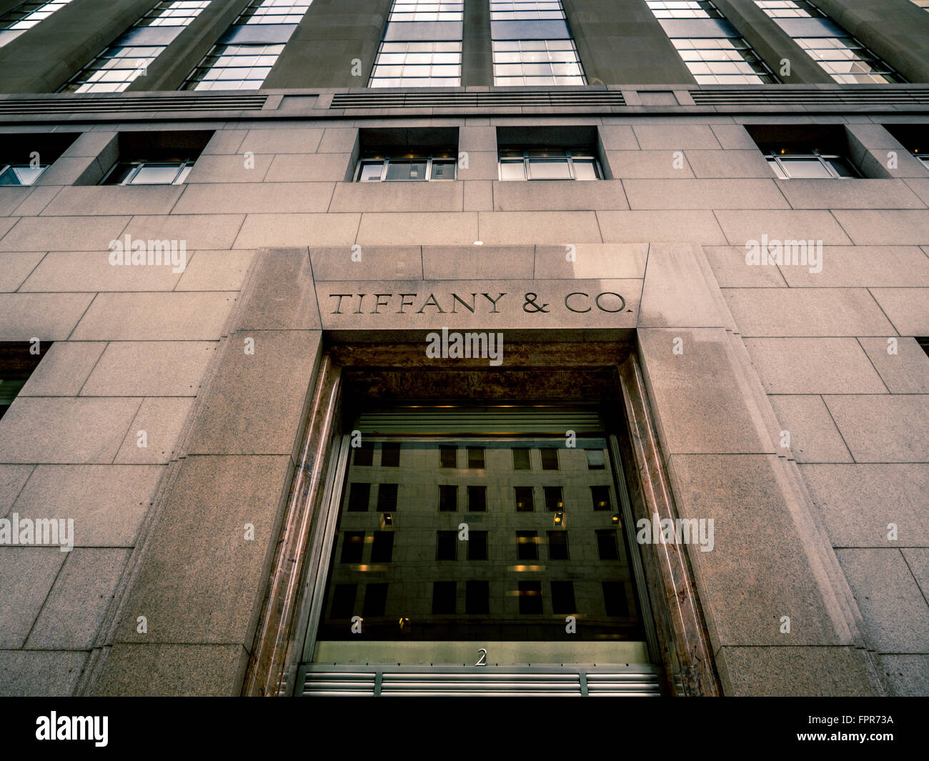Tiffany and Co, flagship store, 5th Avenue, New York, USA Stock Photo ...