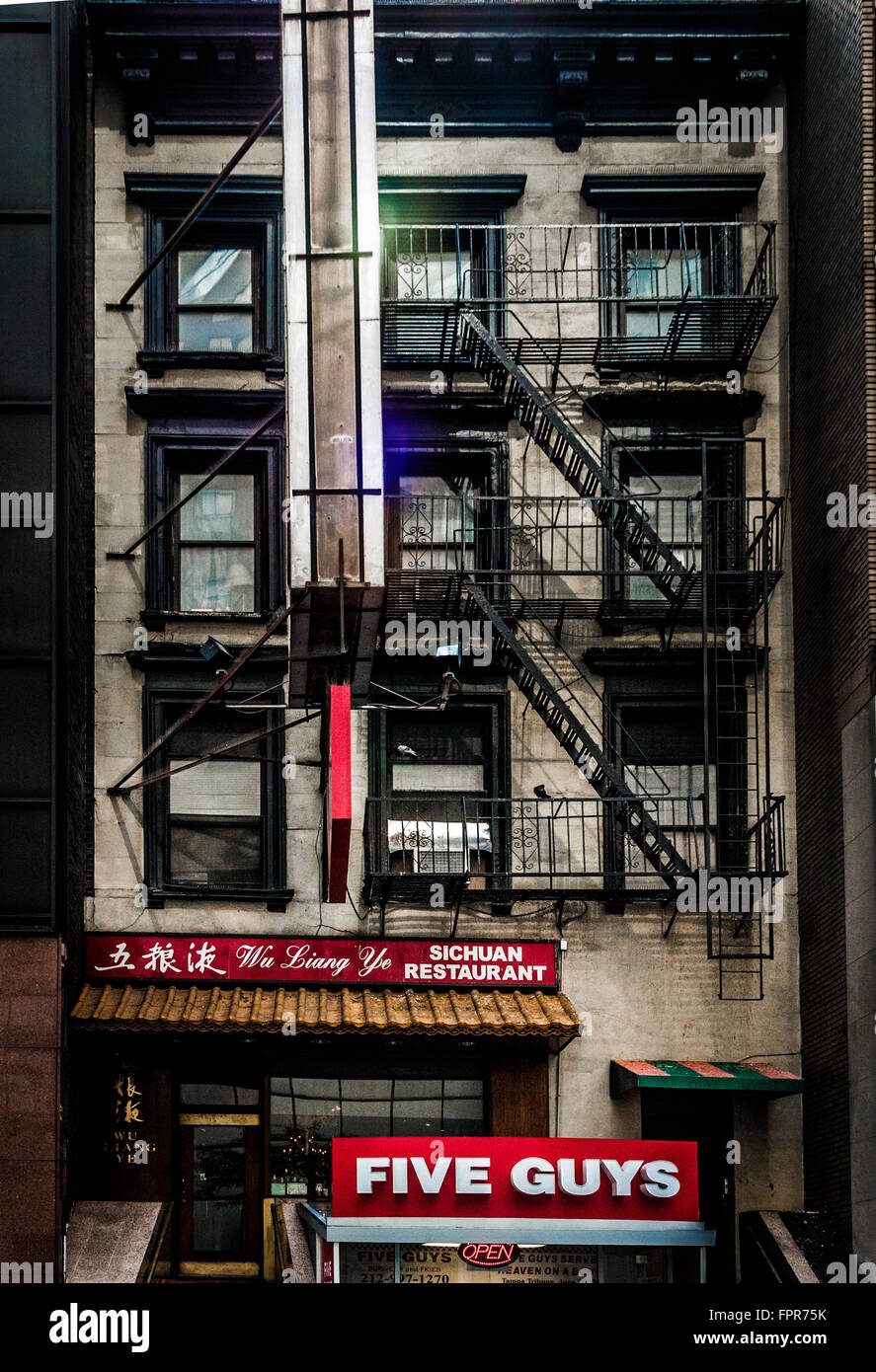 Traditional style buildings in New York City, USA Stock Photo - Alamy