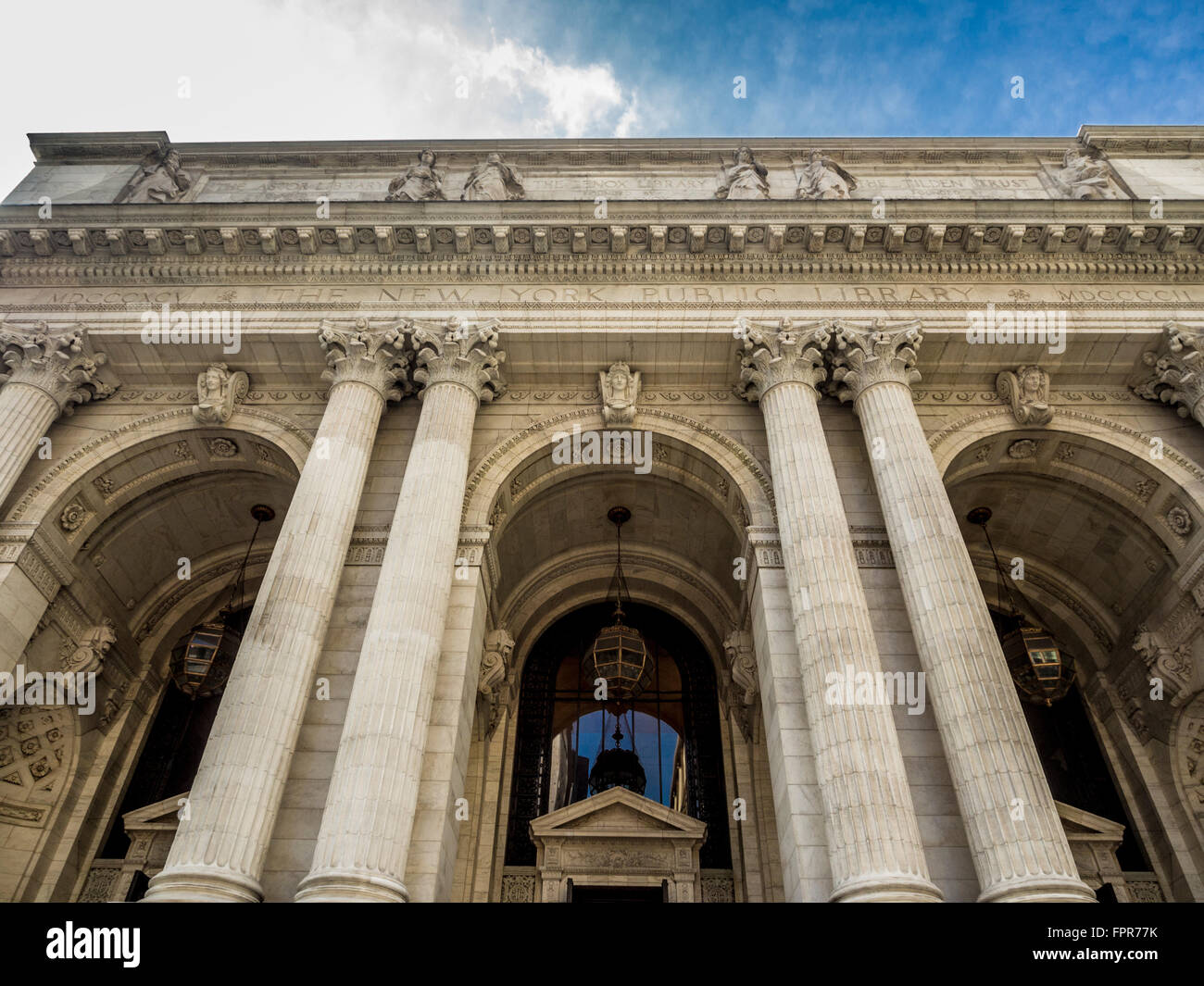 New York Public Library, 5th Avenue, New York City, USA Stock Photo - Alamy