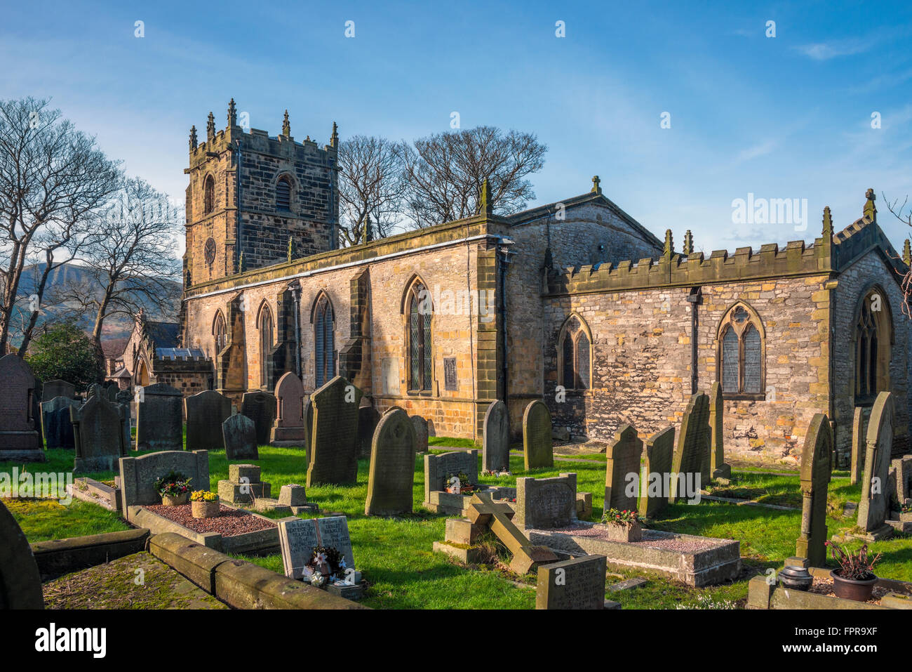 St Edmund's Church, Castleton, Derbyshire Stock Photo - Alamy