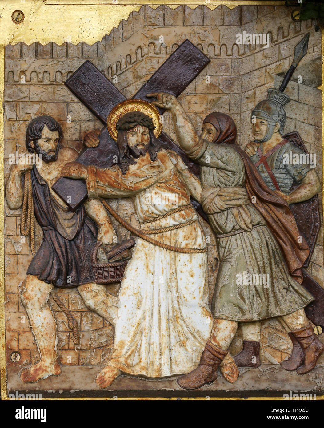 Jesus is given his cross, 2nd Stations of the Cross in Hohenberg ...