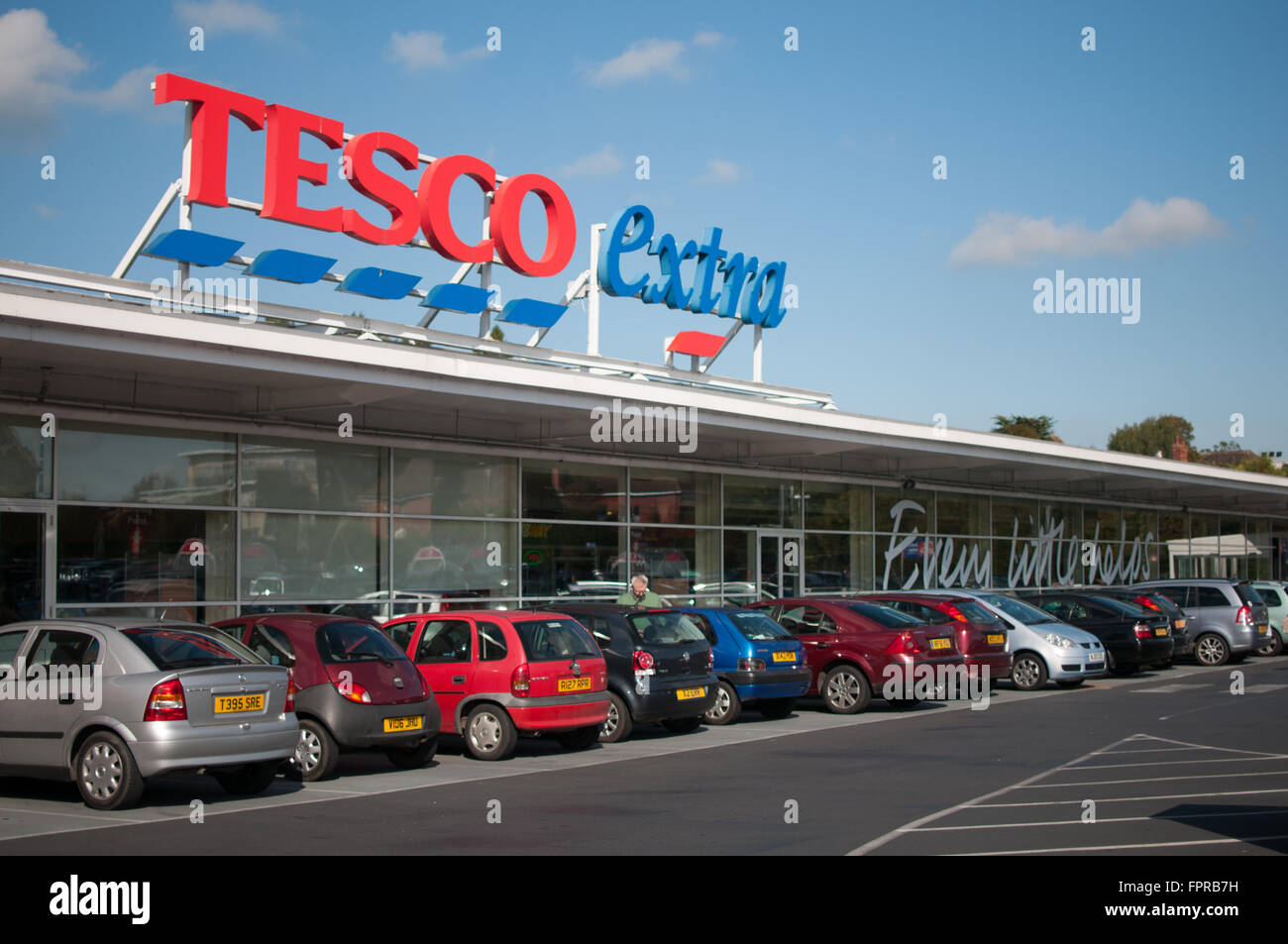 Tesco Extra Supermarket in the UK Stock Photo - Alamy