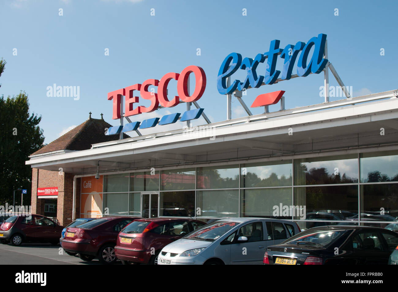 Tesco Extra Supermarket in the UK Stock Photo - Alamy