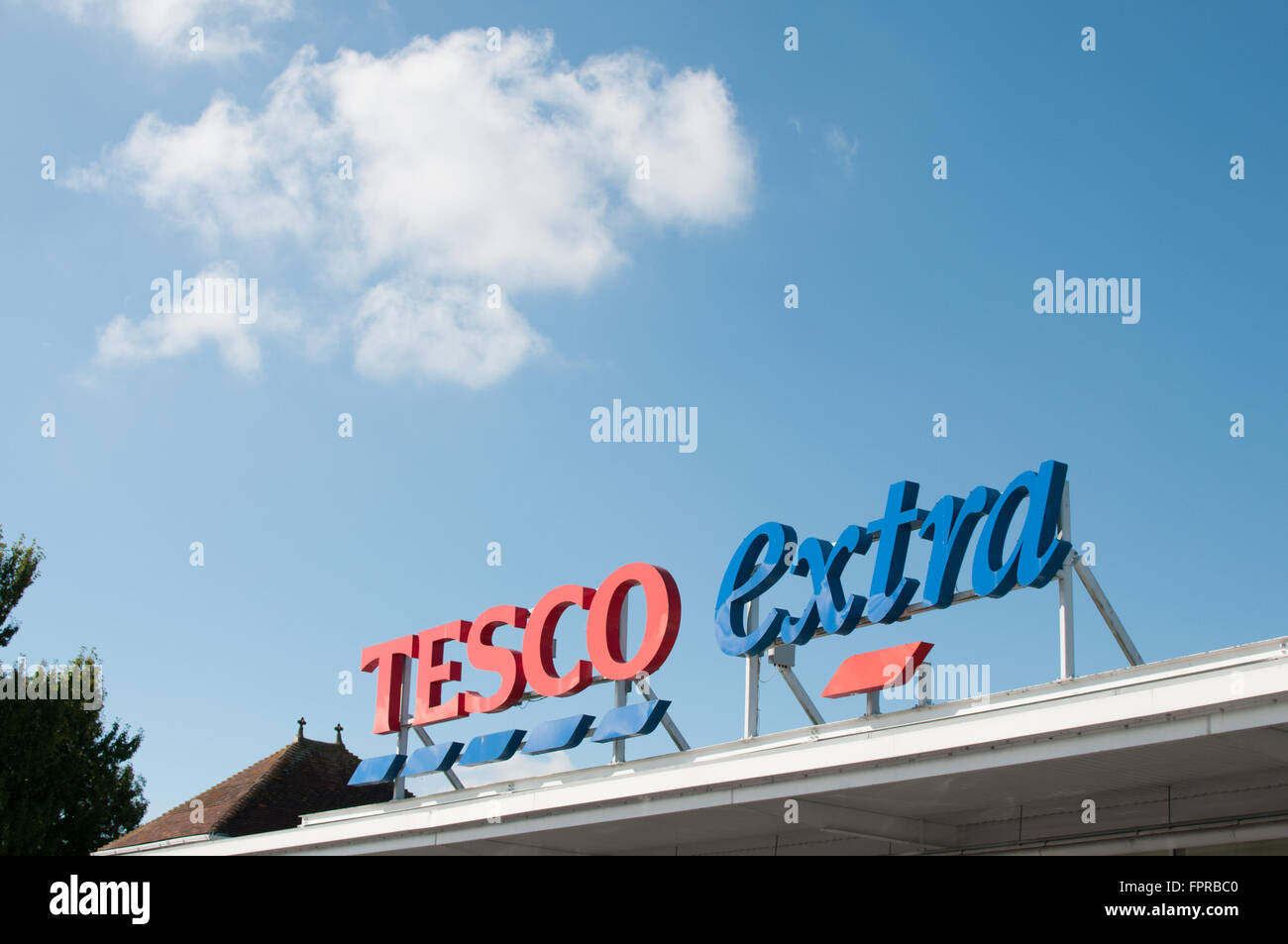 Tesco Extra Supermarket in the UK Stock Photo - Alamy