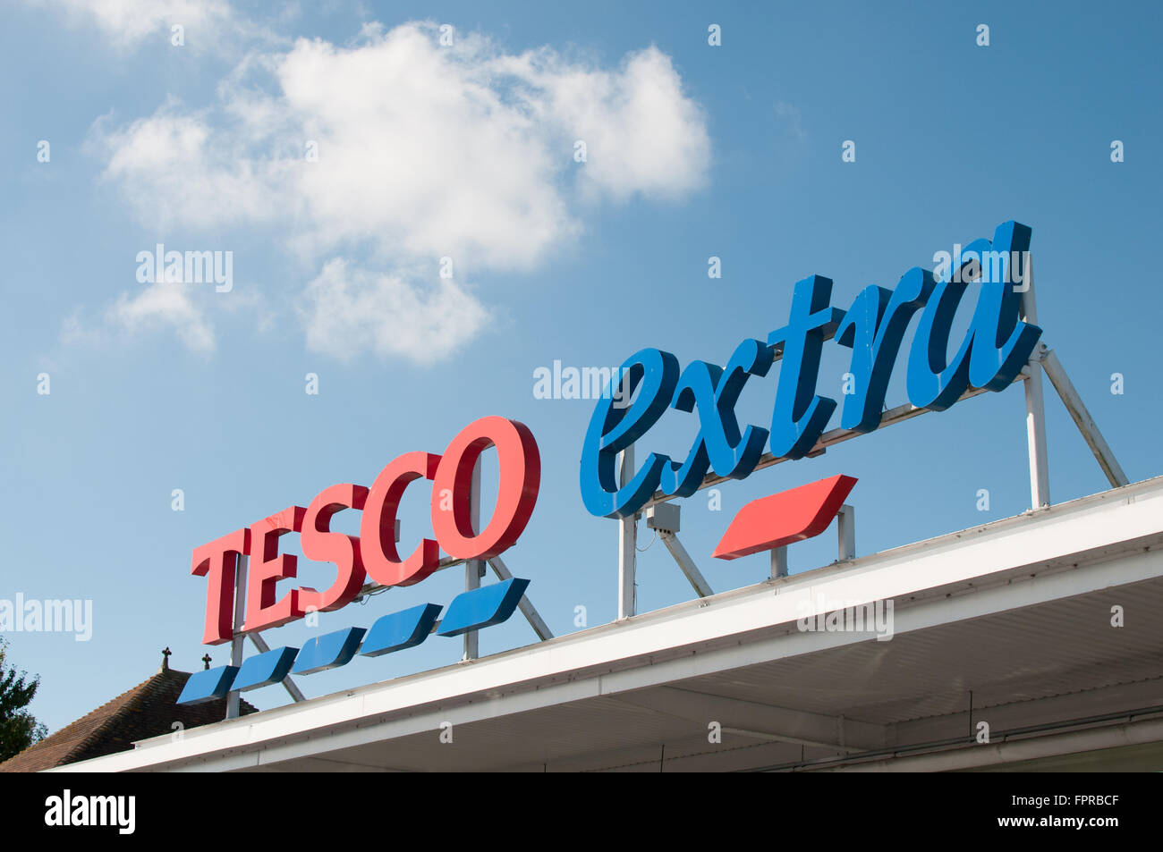 Tesco Extra Supermarket in the UK Stock Photo - Alamy