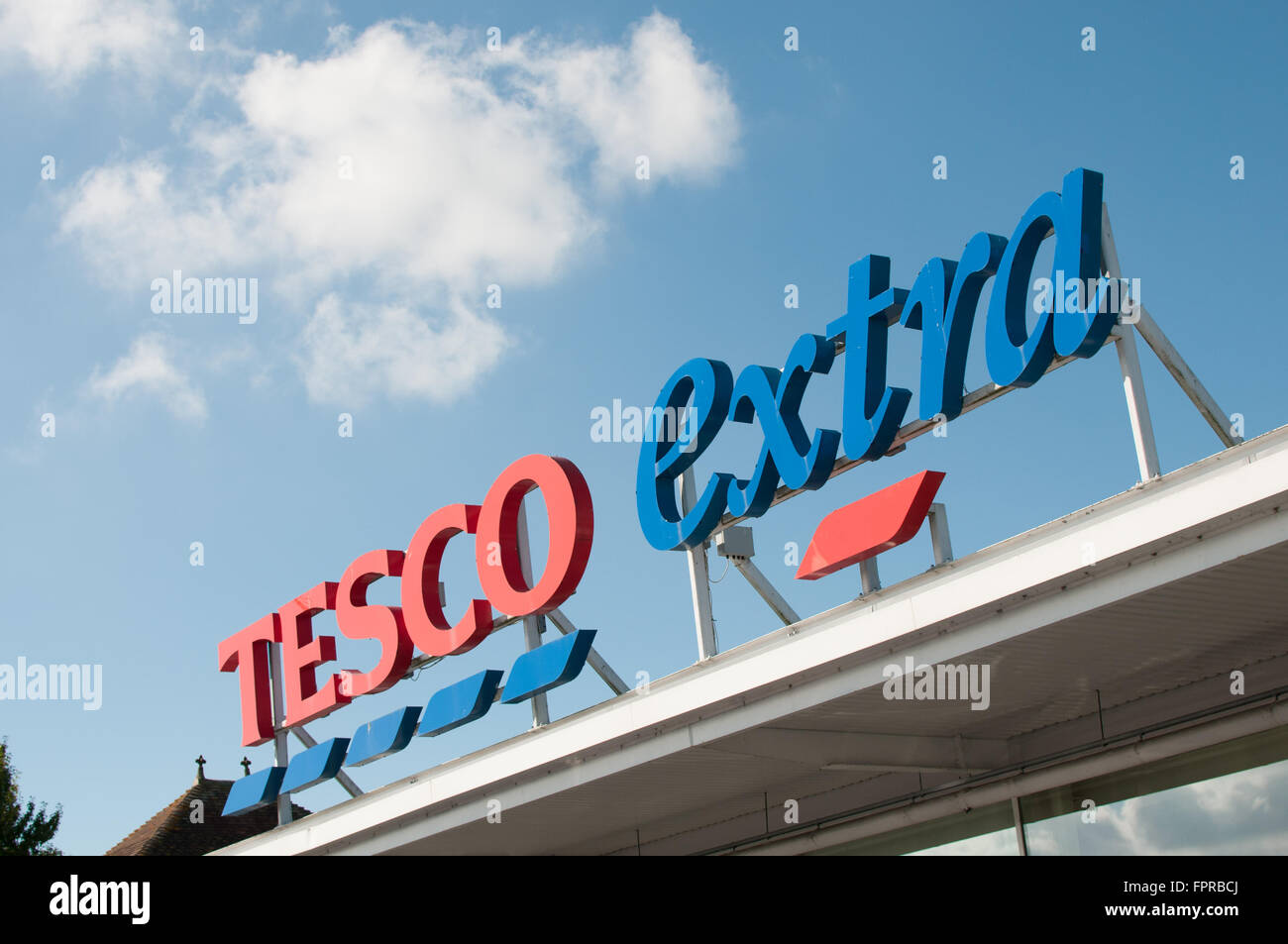 Tesco Extra Supermarket in the UK Stock Photo - Alamy