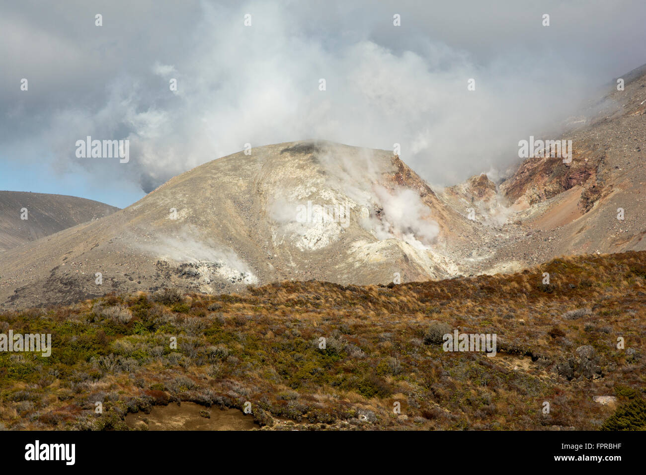 Mount Tongariro is a 1978 meter high volcano in the Tongariro National ...