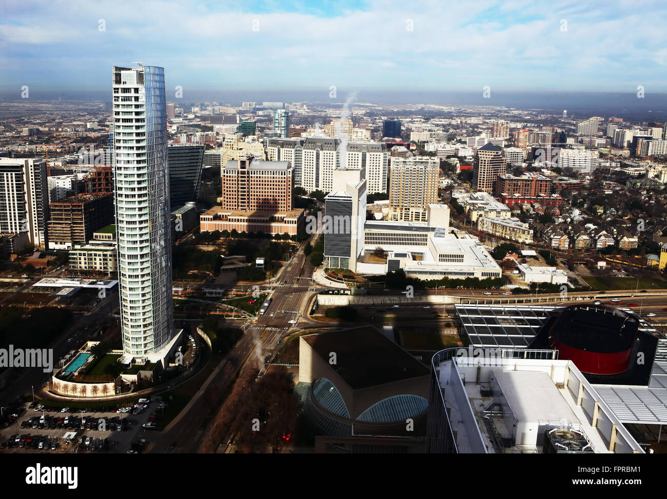 An Aerial view of Dallas, Texas Stock Photo - Alamy