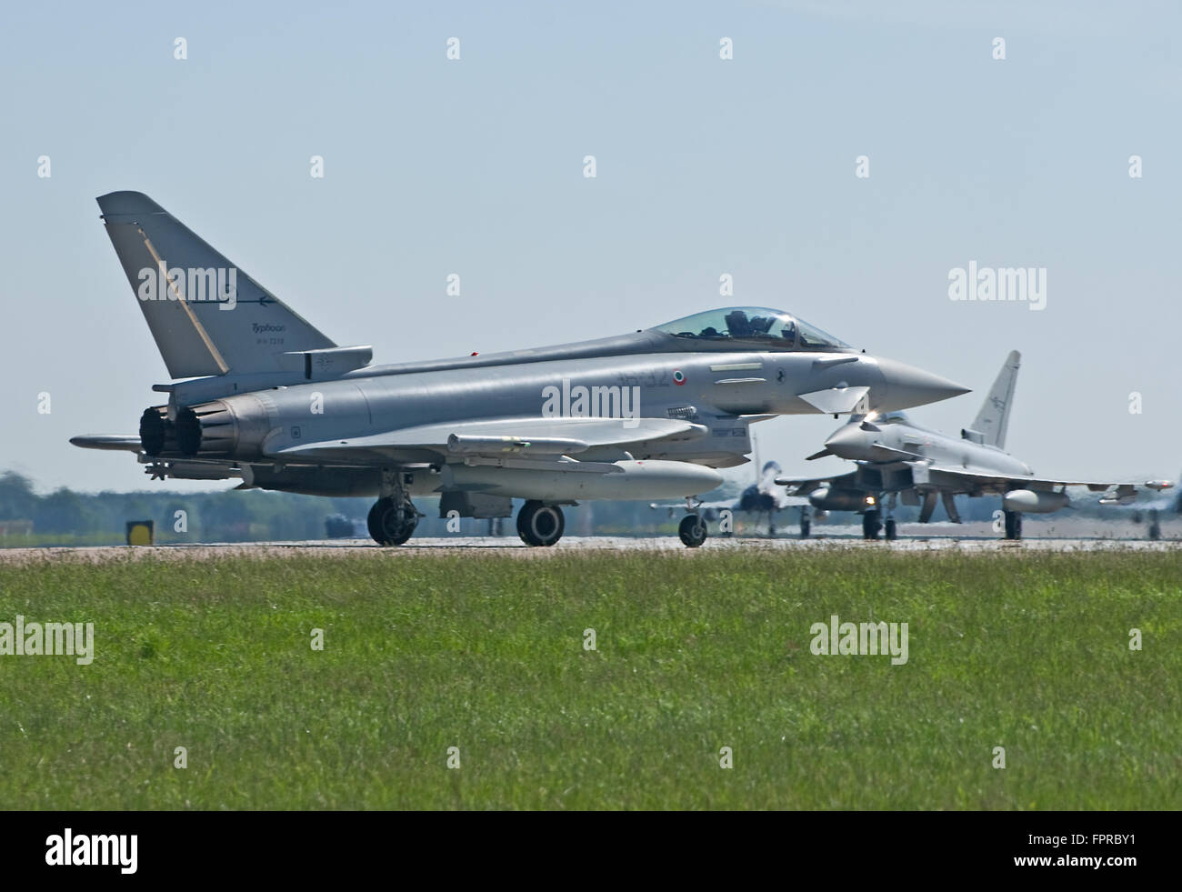 Eurofighter Typhoons of the Italian Air Force Stock Photo - Alamy
