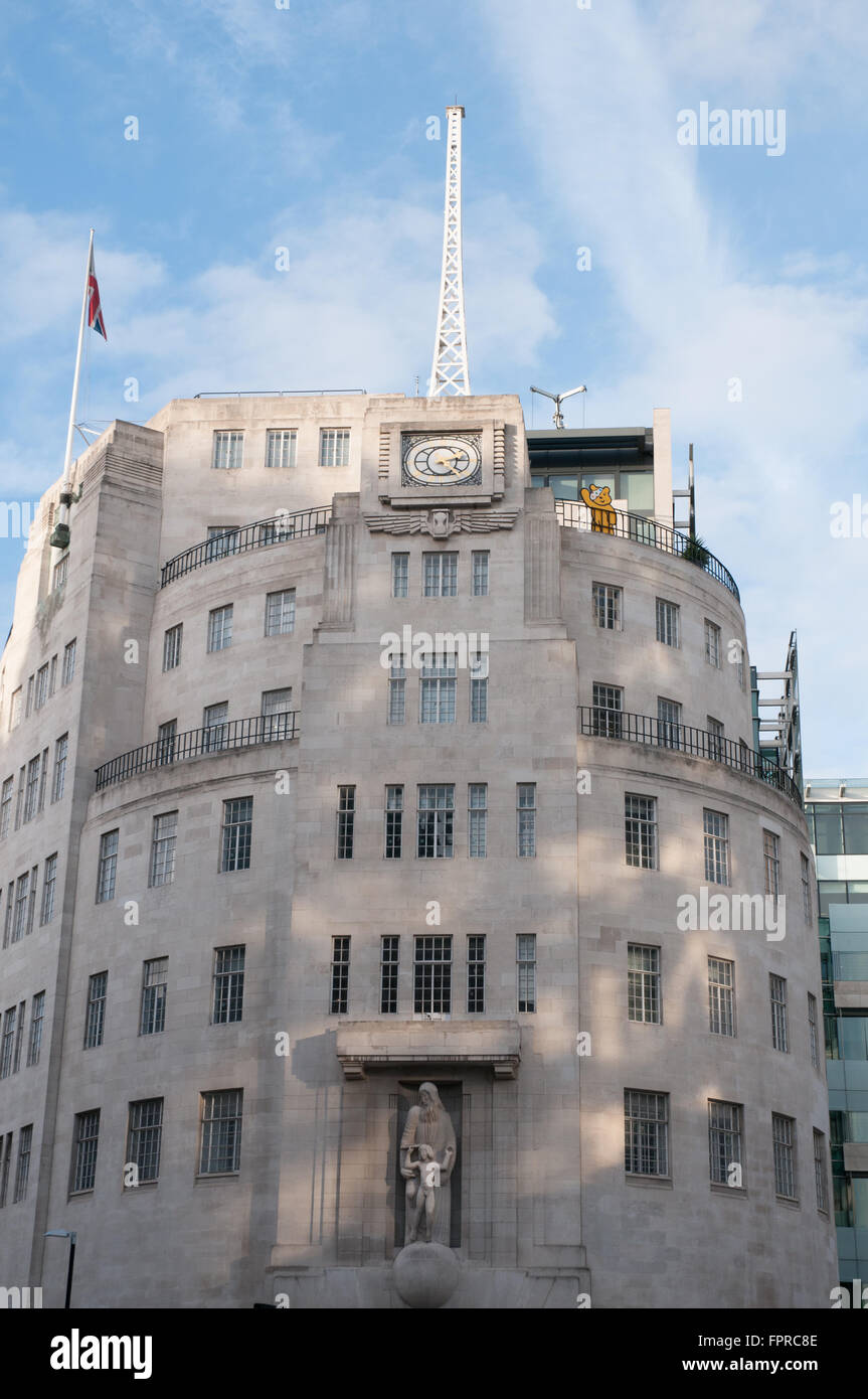 BBC British Broadcasting House Portland Place London UK Stock Photo - Alamy