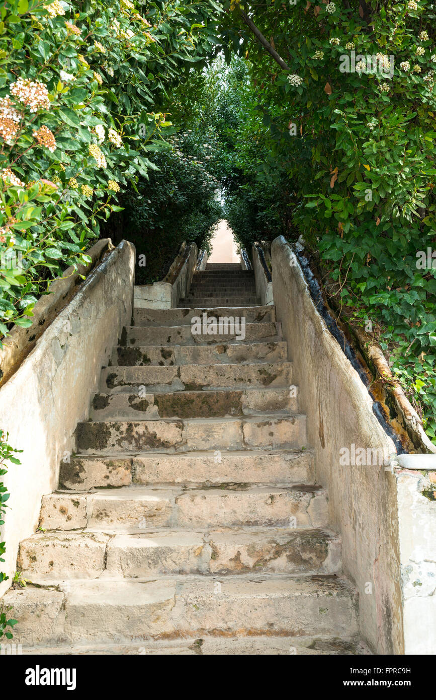 Stairs to the alhambra hi-res stock photography and images - Alamy
