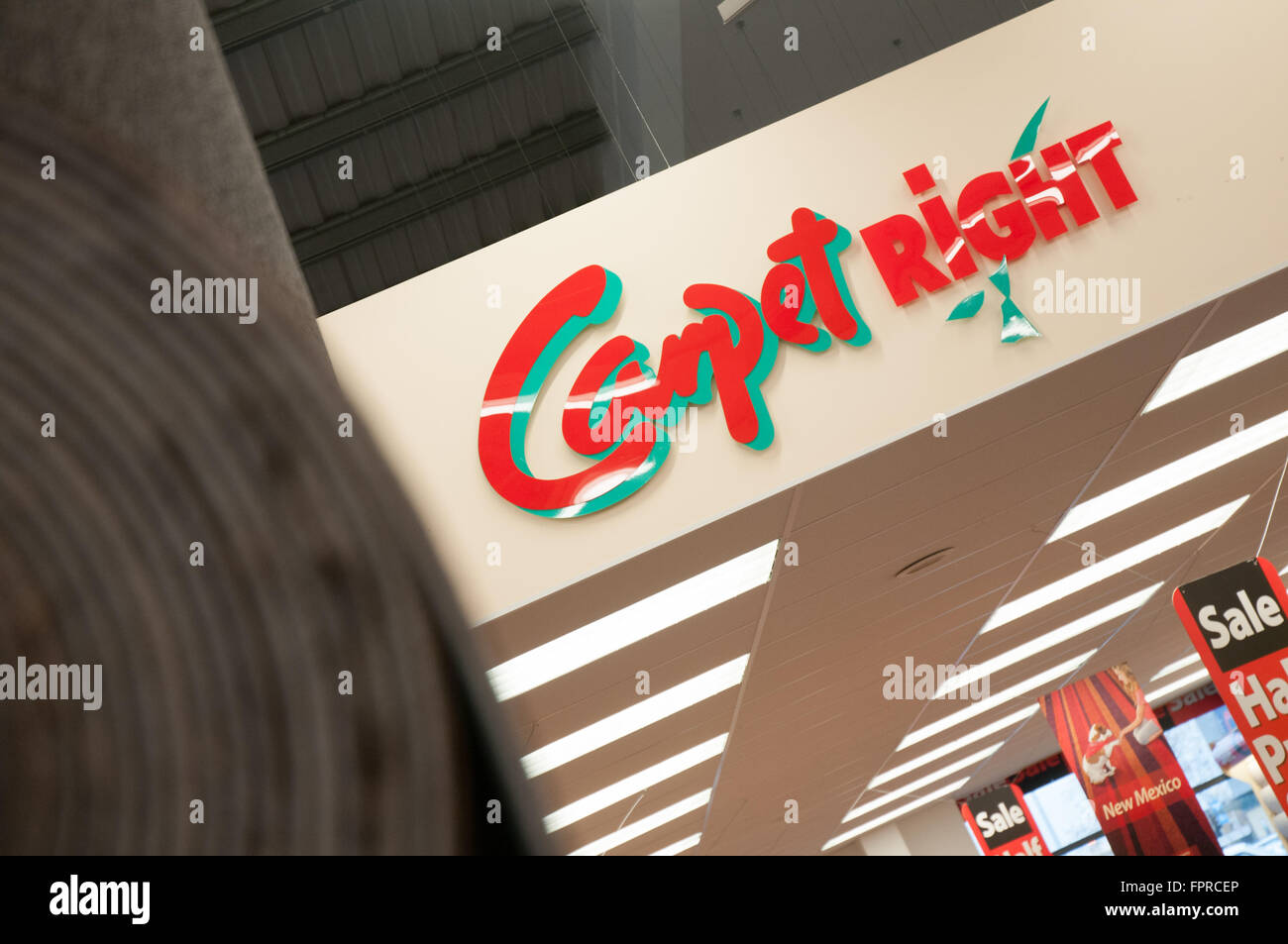 CarpetRight retail store products on display Stock Photo - Alamy