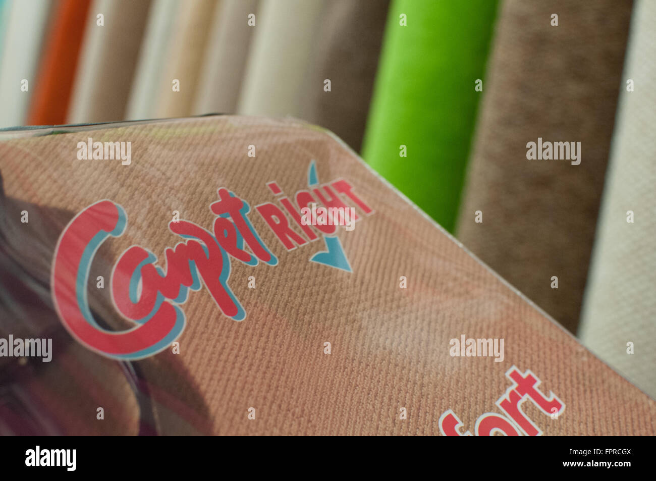 CarpetRight retail store products on display Stock Photo - Alamy
