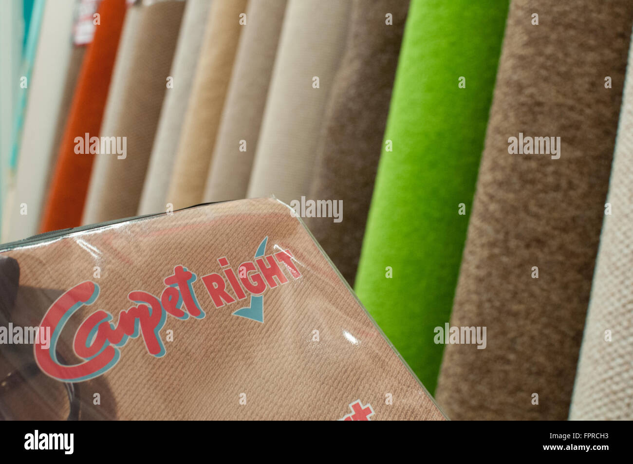 CarpetRight retail store products on display Stock Photo - Alamy