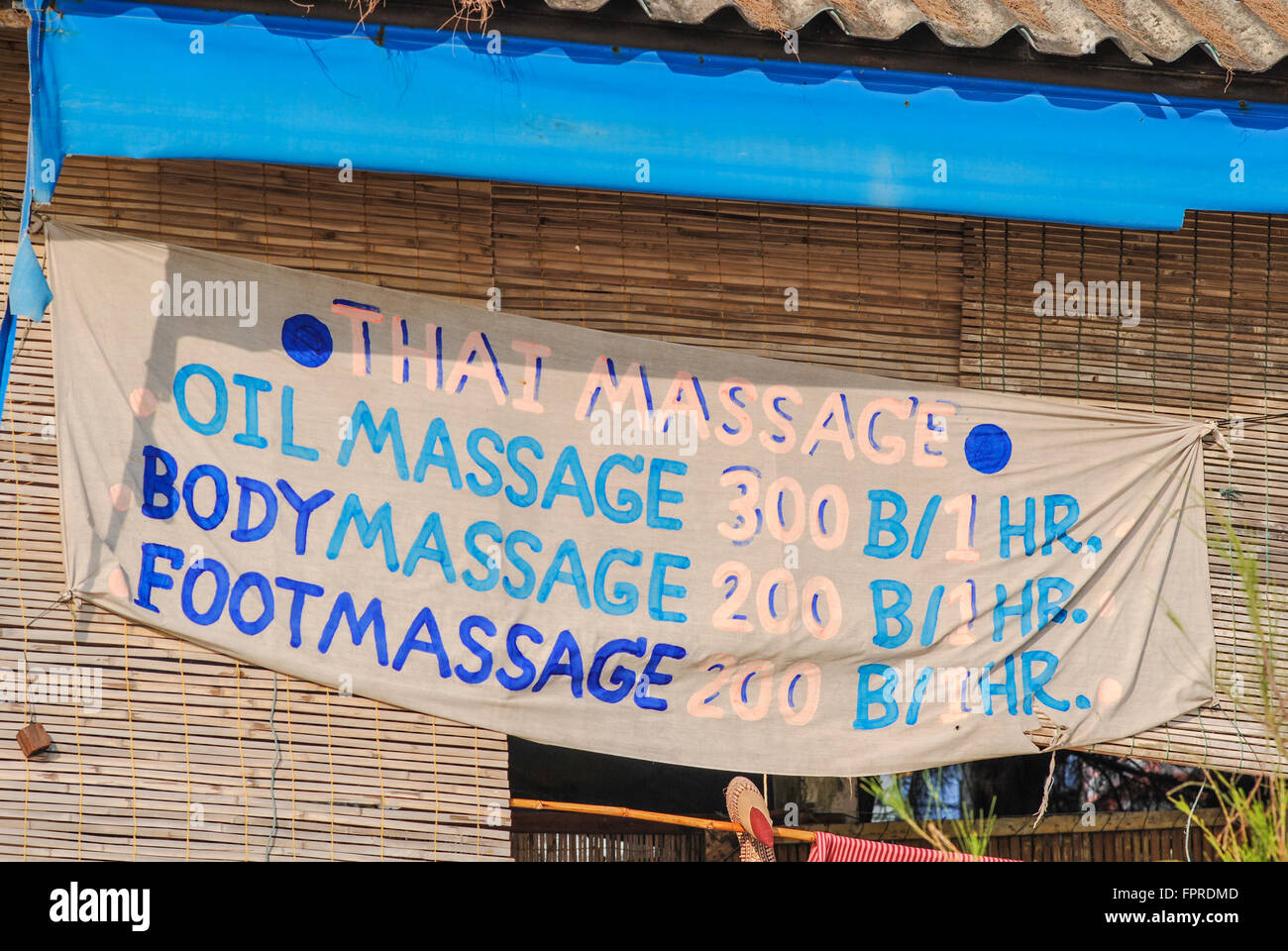 Thai beach massage Thailand Stock Photo - Alamy