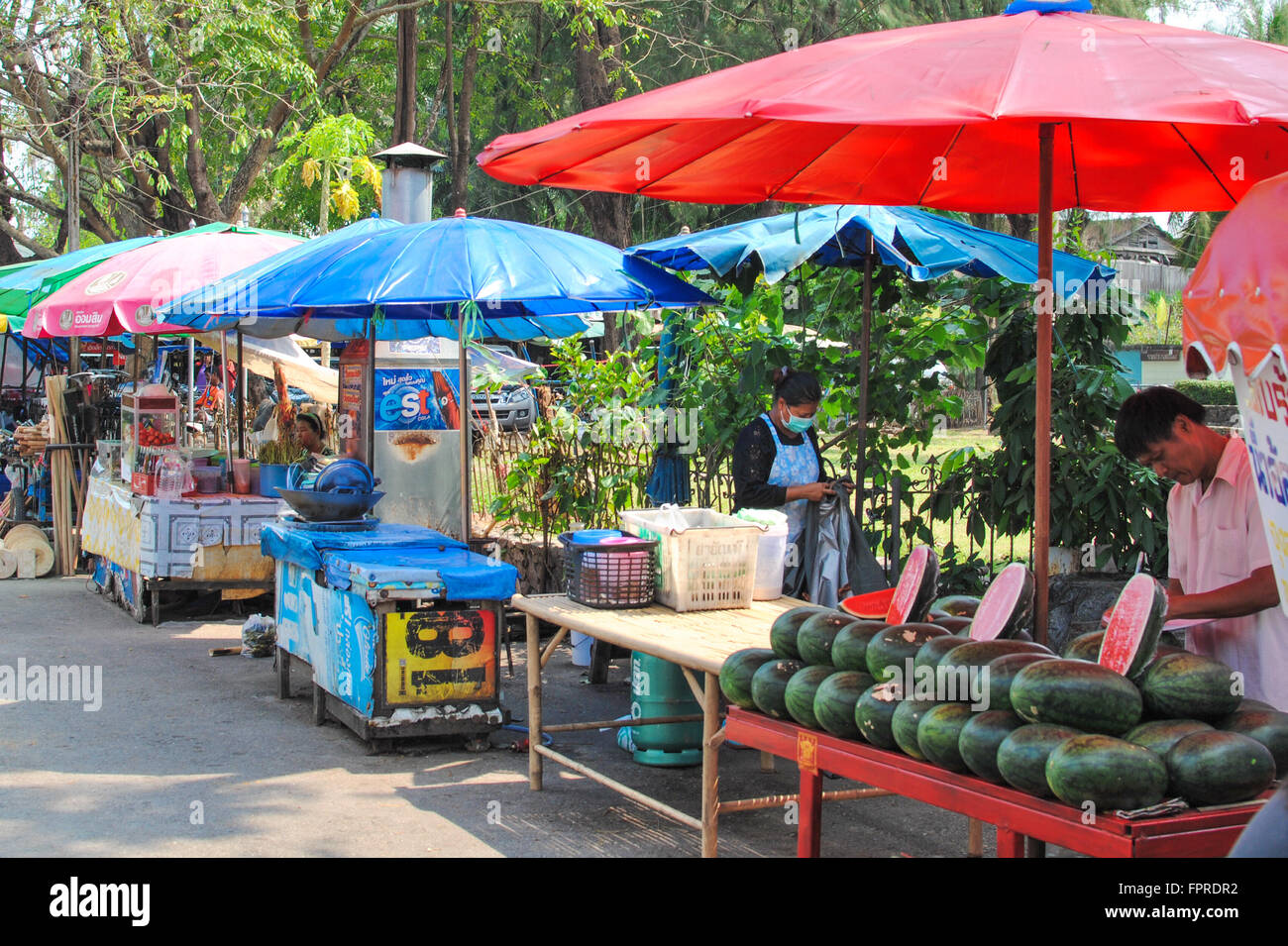 Thai market bangkok thailand hi-res stock photography and images - Alamy