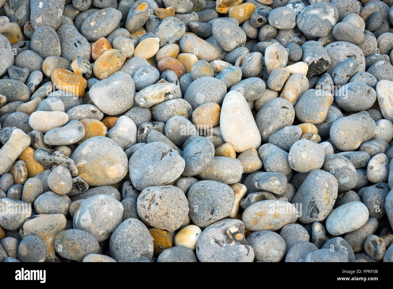 collection of peebles on the seafront at Sheringham Stock Photo - Alamy