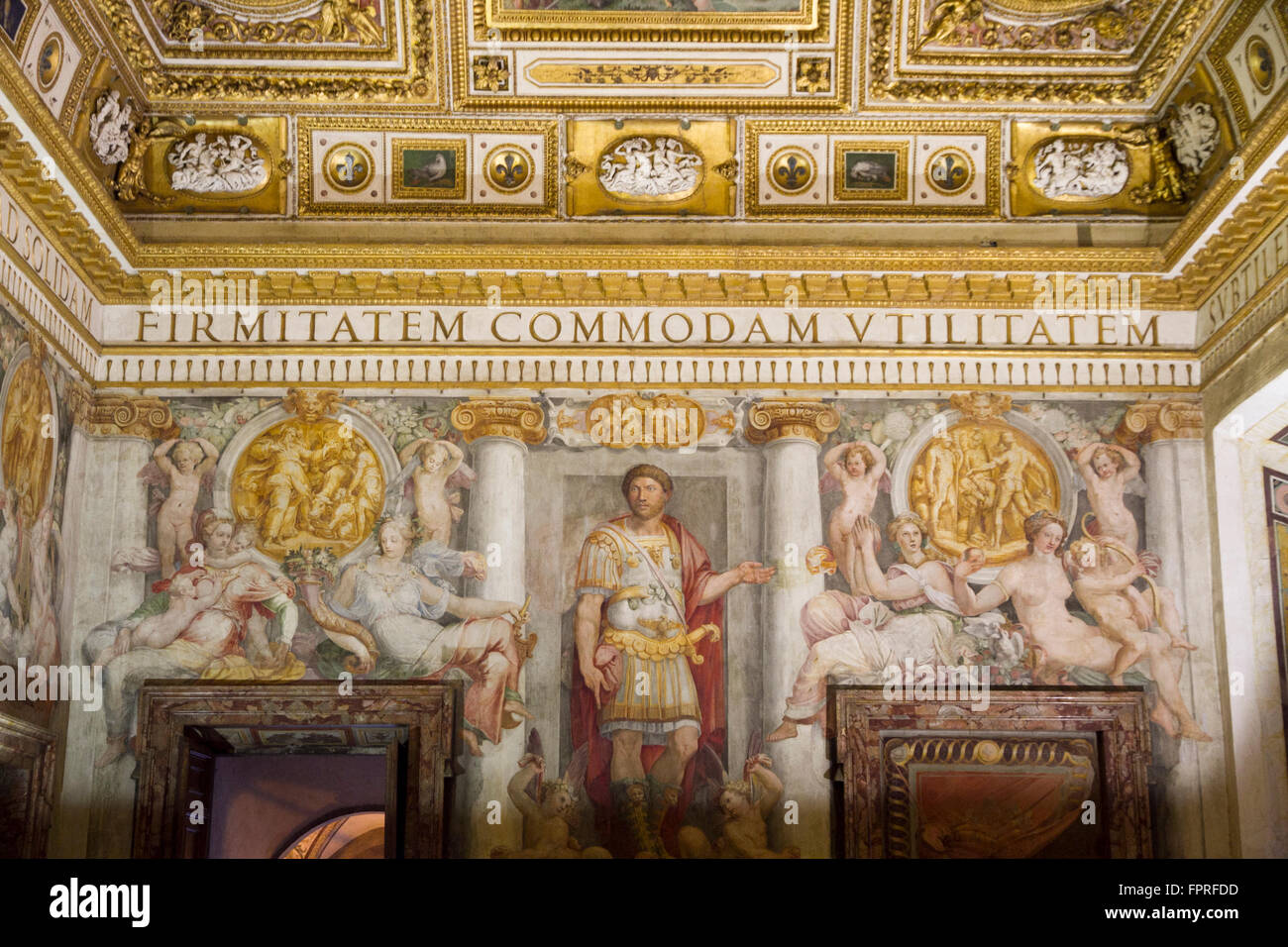 Vatican Castel Sant Angelo Rome Italy interior decoration painting ...