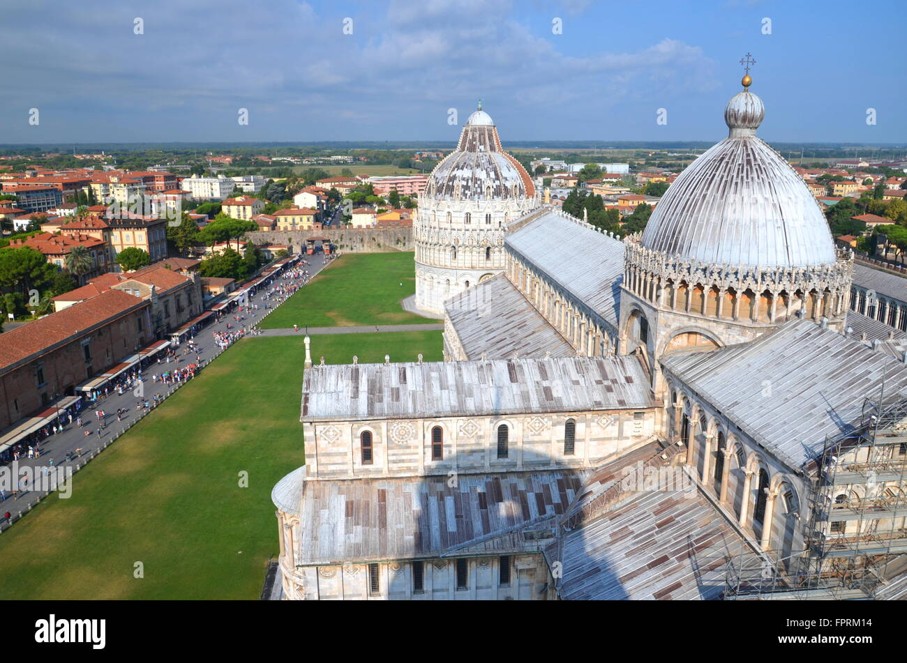 The leaning tower of pisa aerial hi-res stock photography and images ...