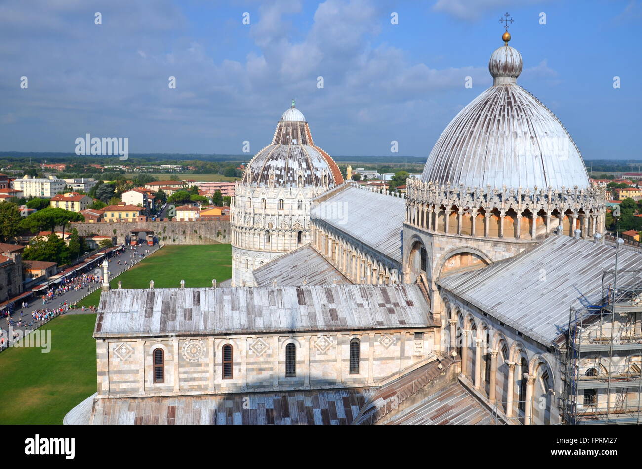 The leaning tower of pisa aerial hi-res stock photography and images ...