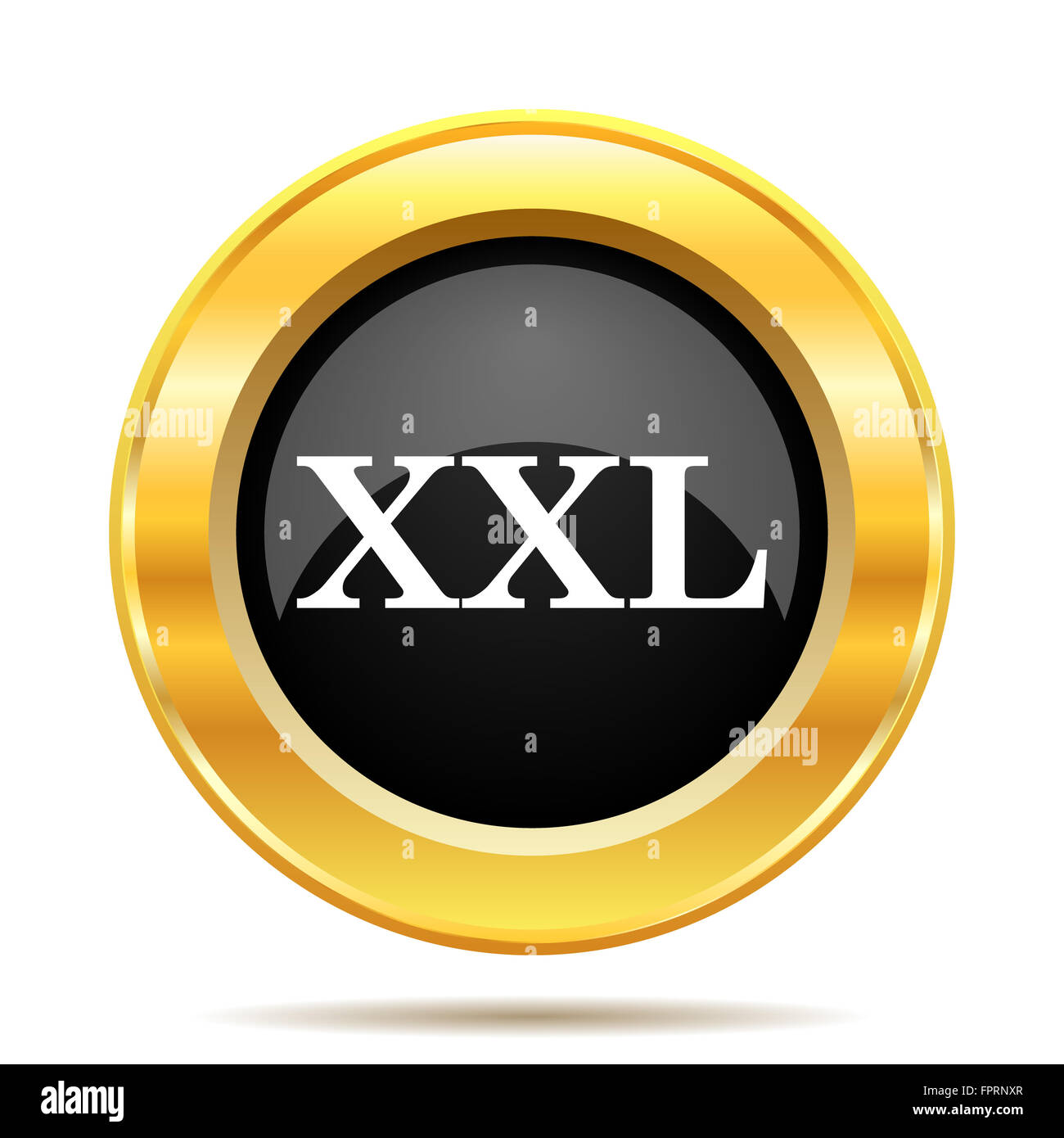 XXL icon. Internet button on white background Stock Photo - Alamy