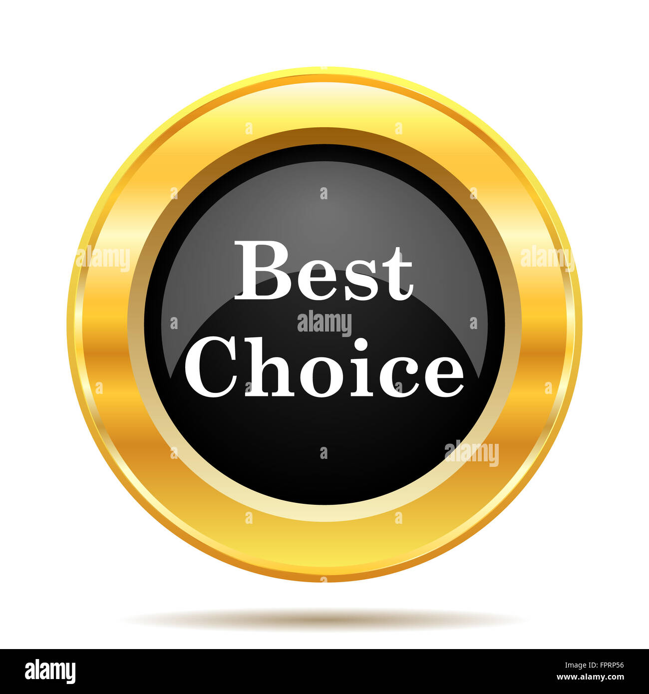 Best choice icon. Internet button on white background Stock Photo - Alamy