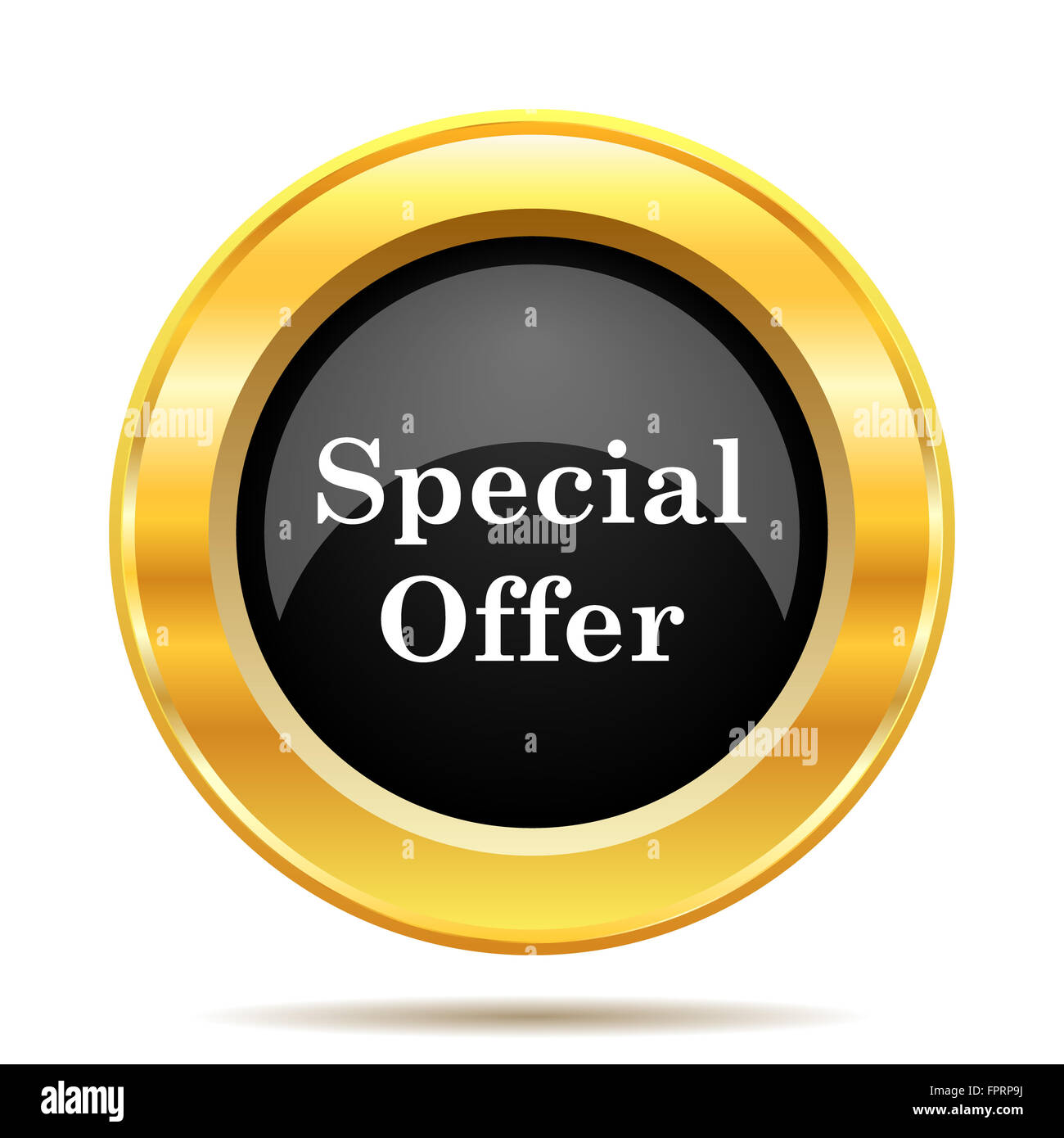 Special offer icon. Internet button on white background Stock Photo - Alamy